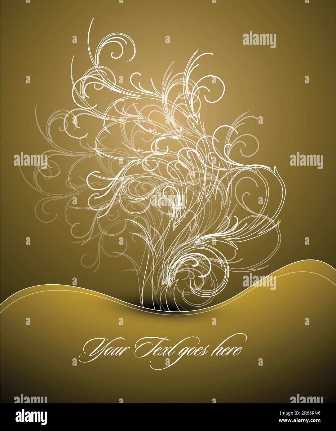 Elegant Floral Background Vector Card Stock Vector Image & Art - Alamy