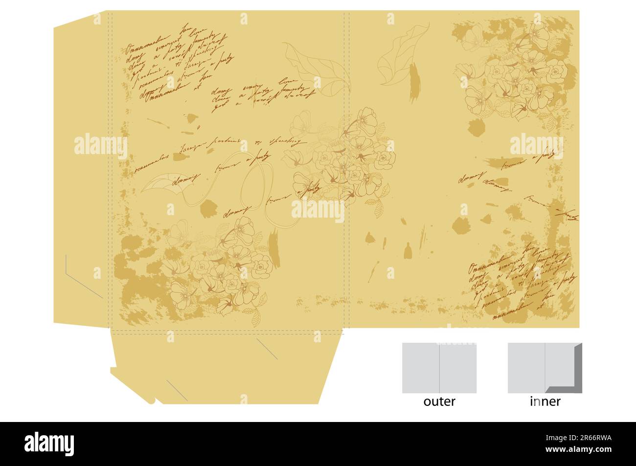 Vintage template for map design Stock Vector Image & Art - Alamy