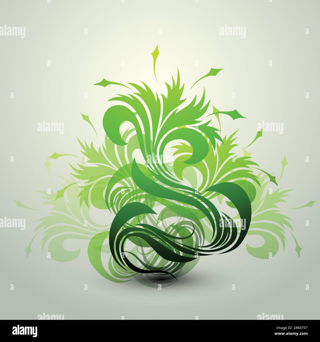 Clean floral vector hi-res stock photography and images - Alamy