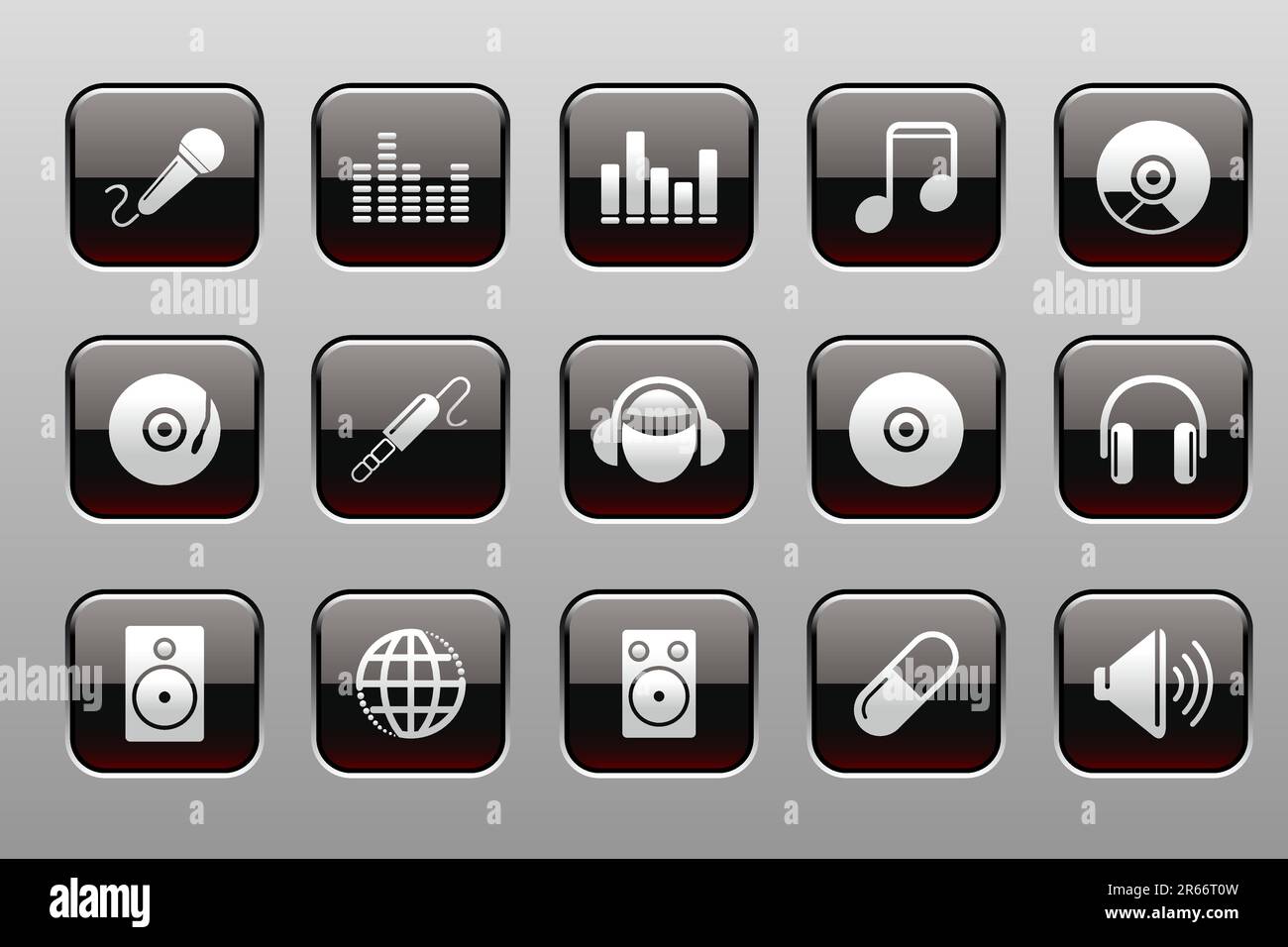 Music and Dance icons Stock Vector Image & Art - Alamy