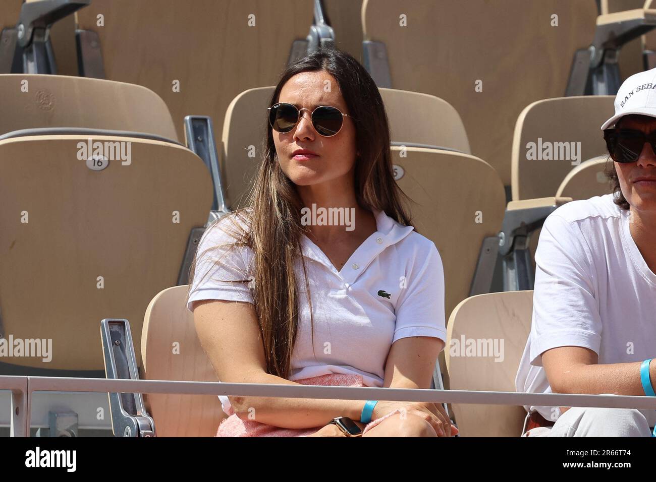 Paris, France. 07th June, 2023. Joyce Jonathan in the stands during ...