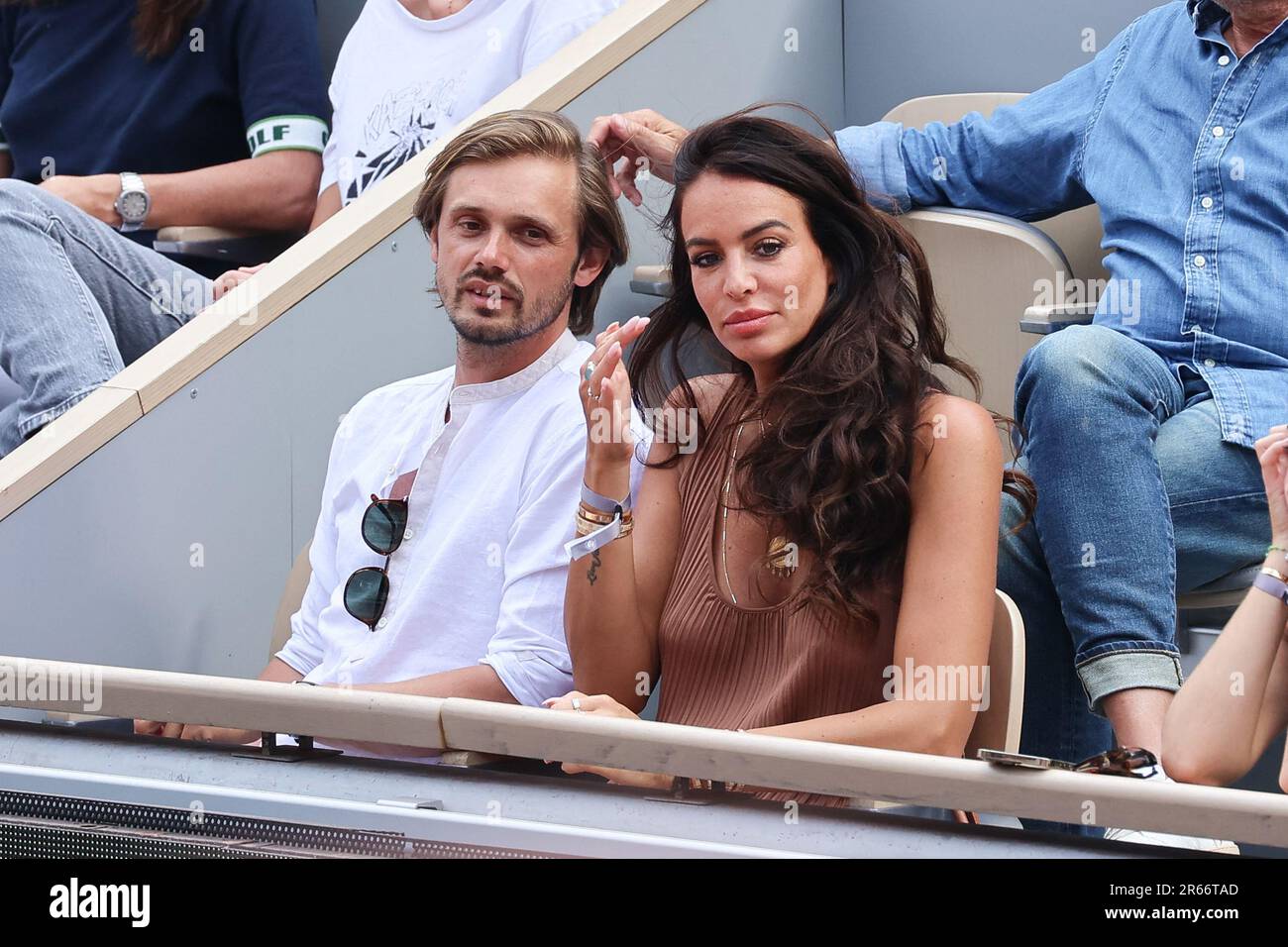 Paris, France. 07th June, 2023. Jade Foret in the stands during French ...
