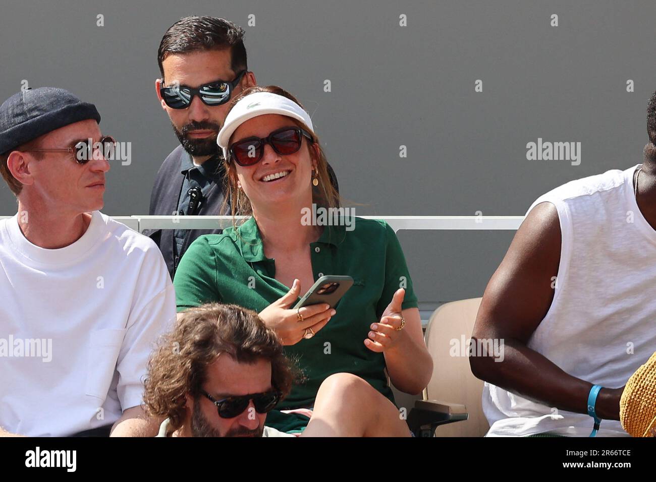 Paris, France. 07th June, 2023. Juliette Delacroix in the stands during ...