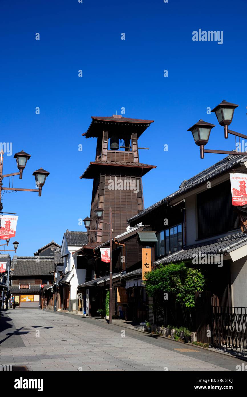 The Bell of Time in Kawagoe Stock Photo - Alamy