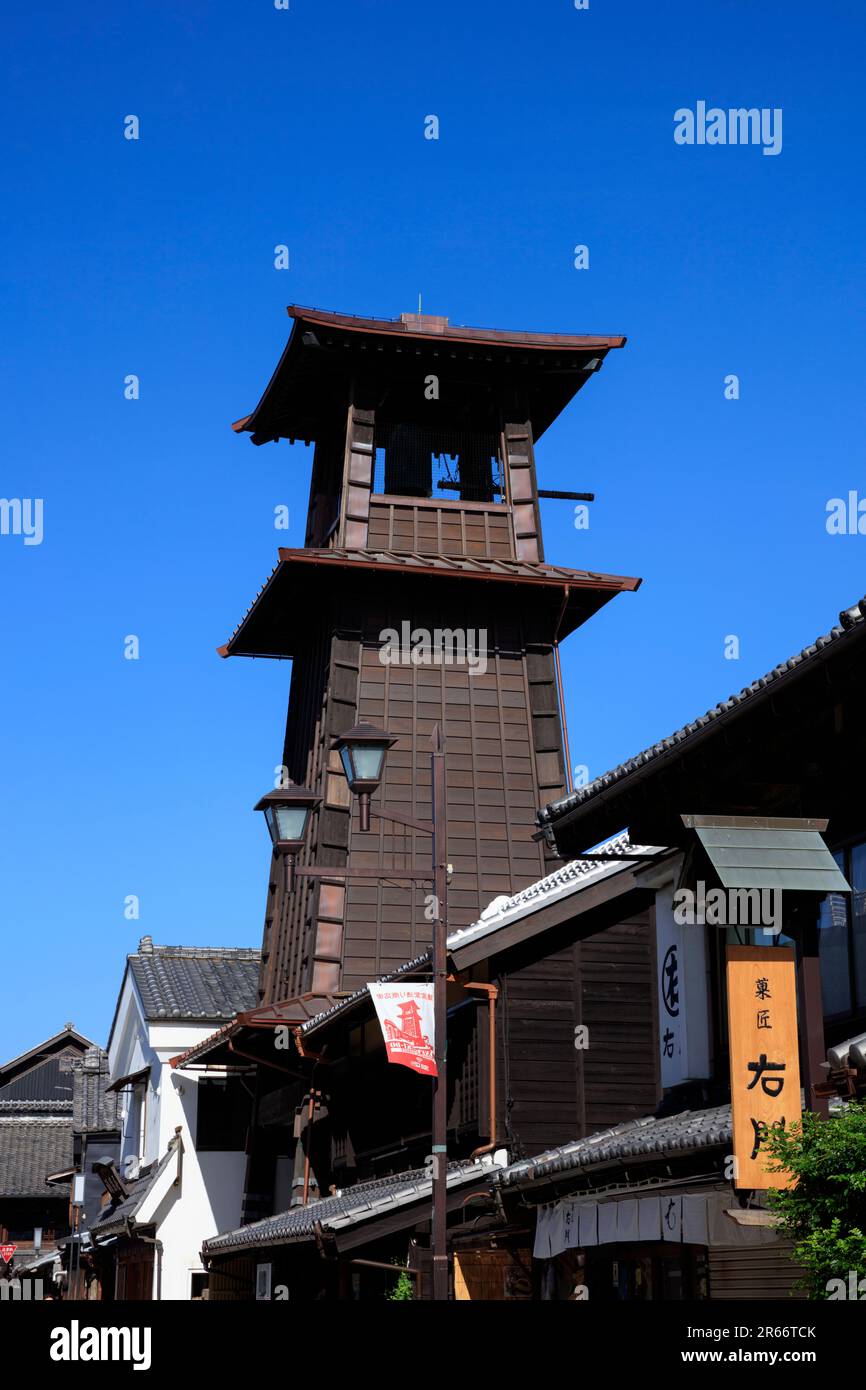 The Bell of Time in Kawagoe Stock Photo - Alamy