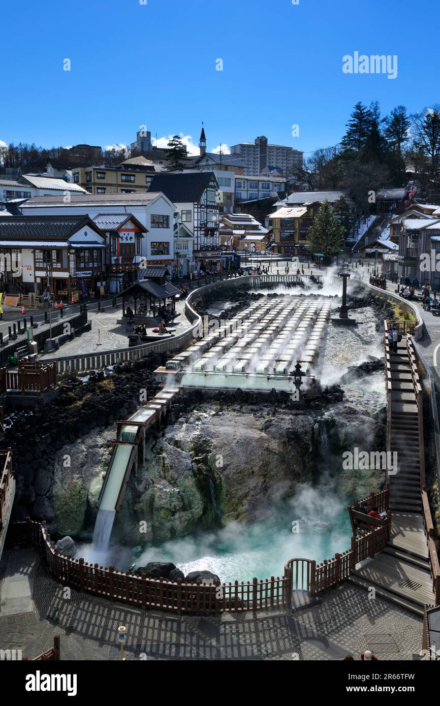Japan kusatsu winter hi-res stock photography and images - Alamy