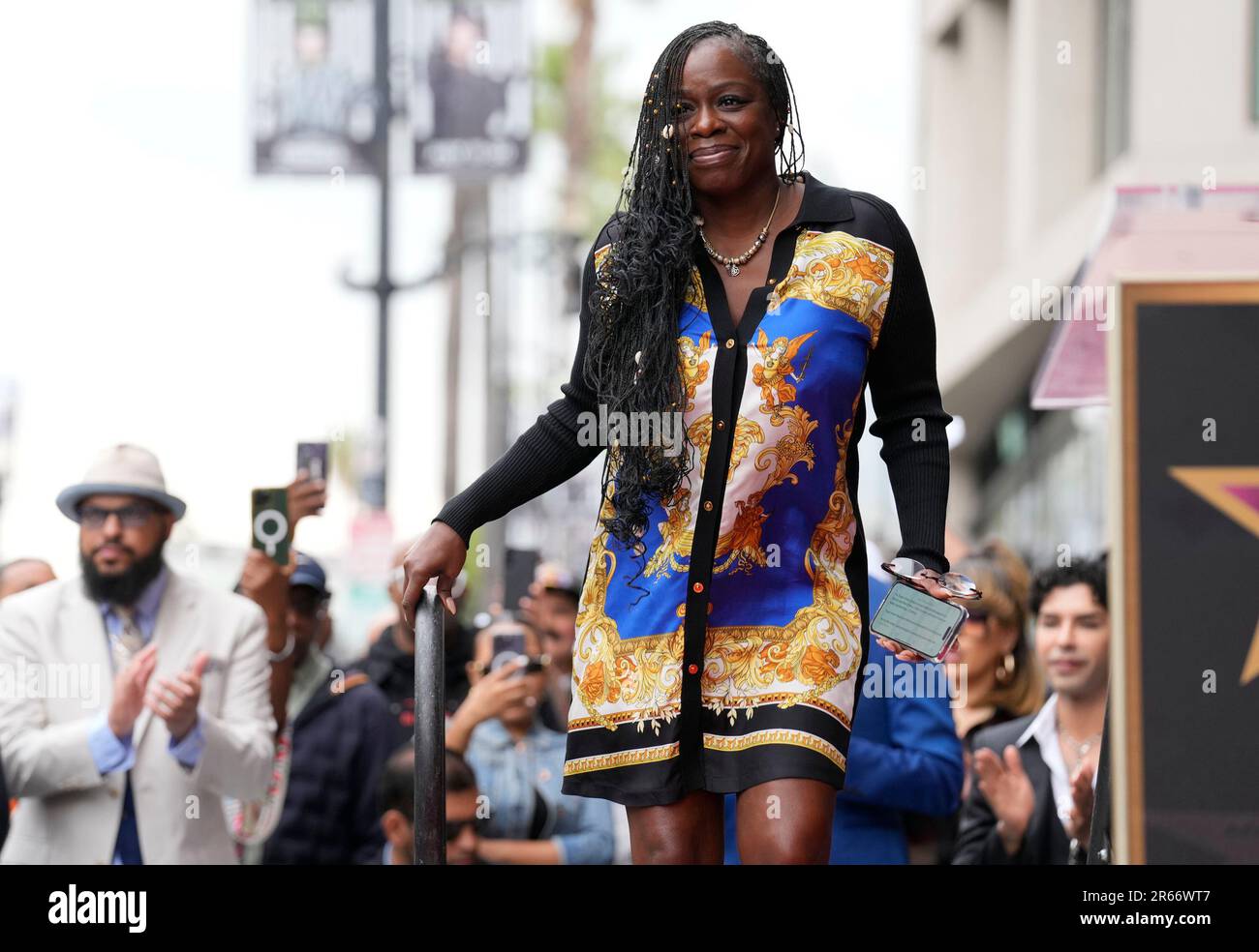 Sekyiwa "Set" Shakur attends a ceremony honoring her brother, the late ...
