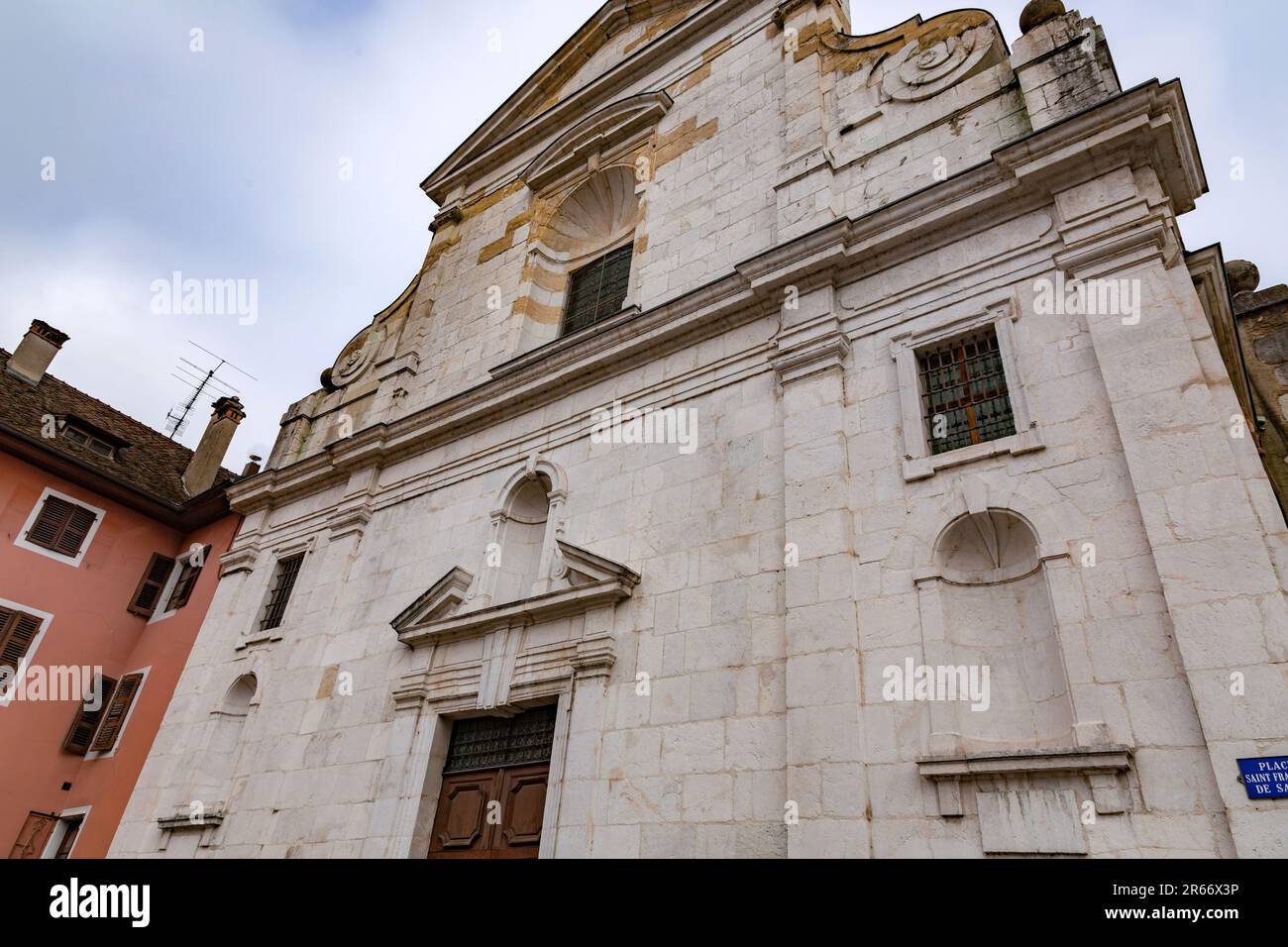 Annecy, France - January 29, 2022: The Church of Saint-Francois, known ...