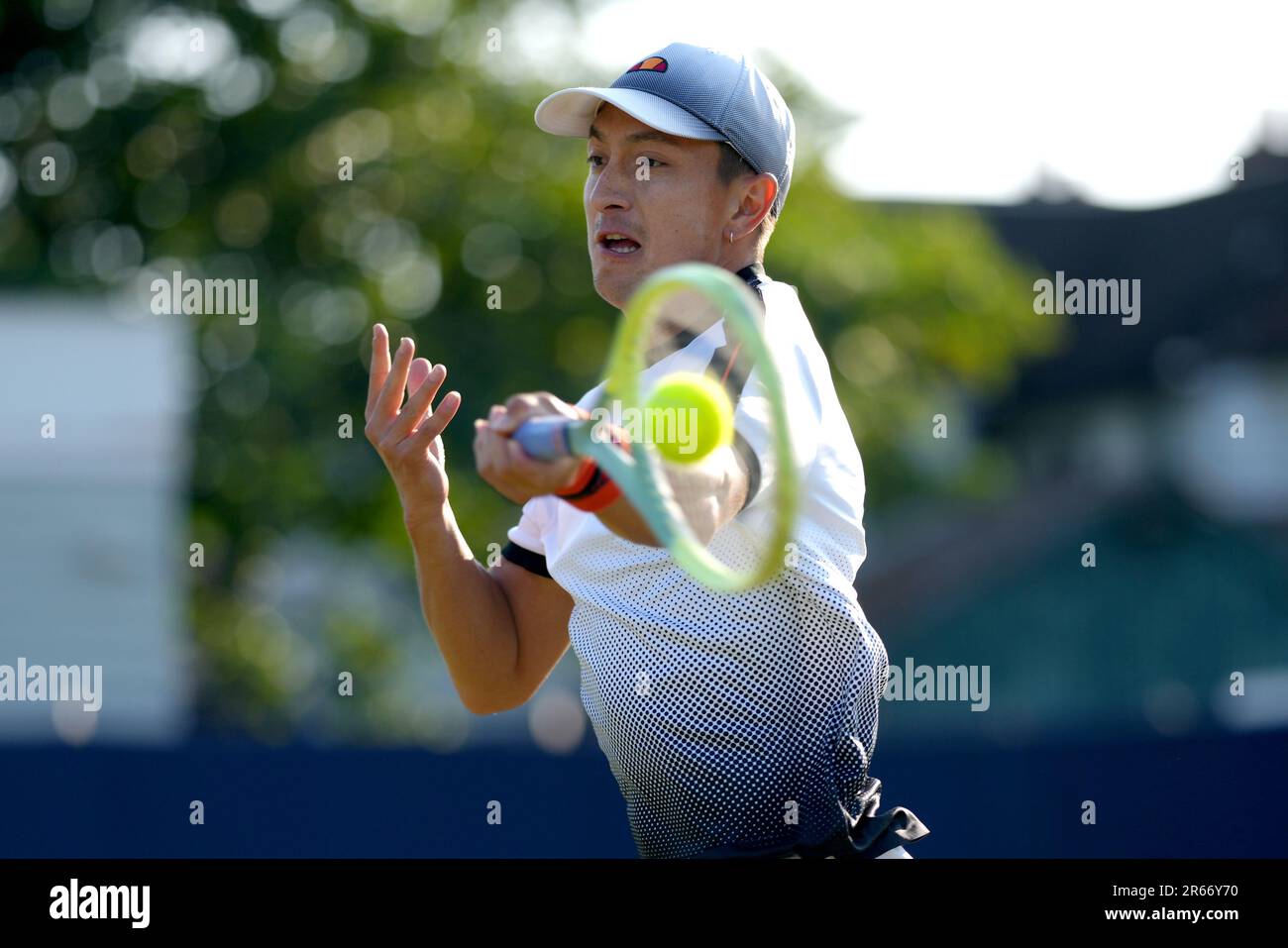 Ryan Peniston in action during their match against Jason Kubler (not ...