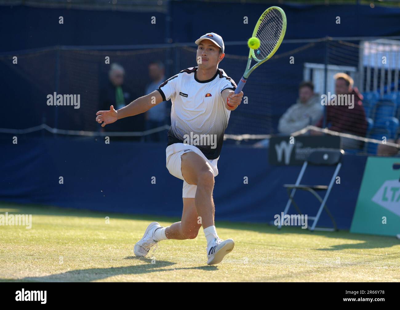 Ryan Peniston in action during their match against Jason Kubler (not ...
