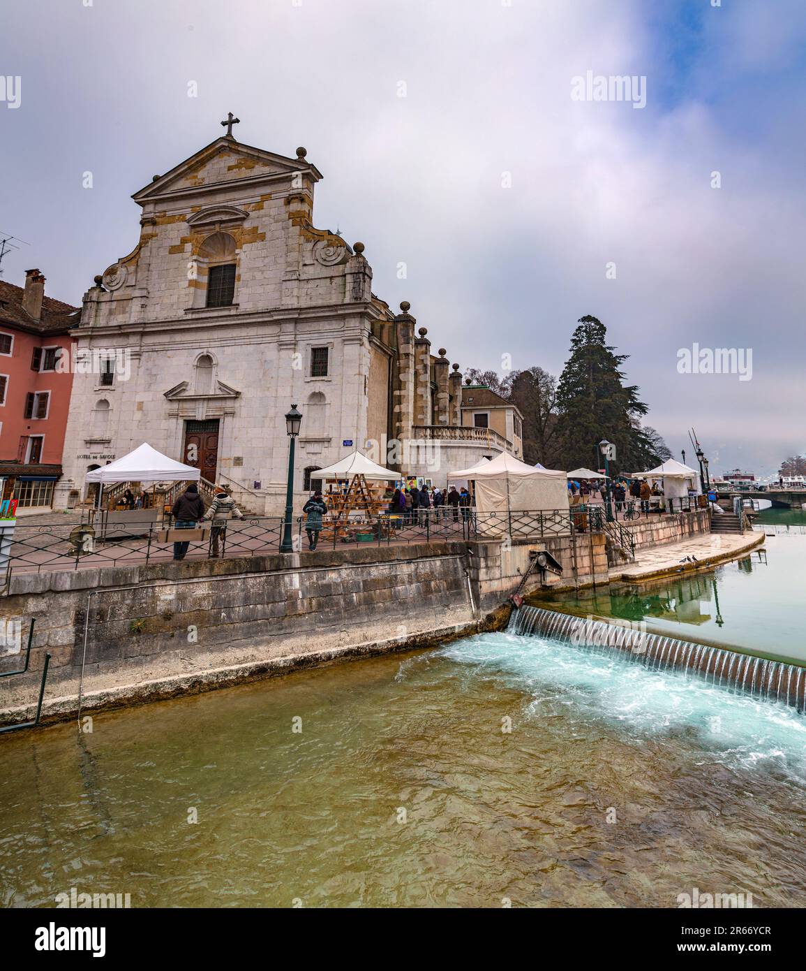 Annecy, France - January 29, 2022: The Church of Saint-Francois, known ...