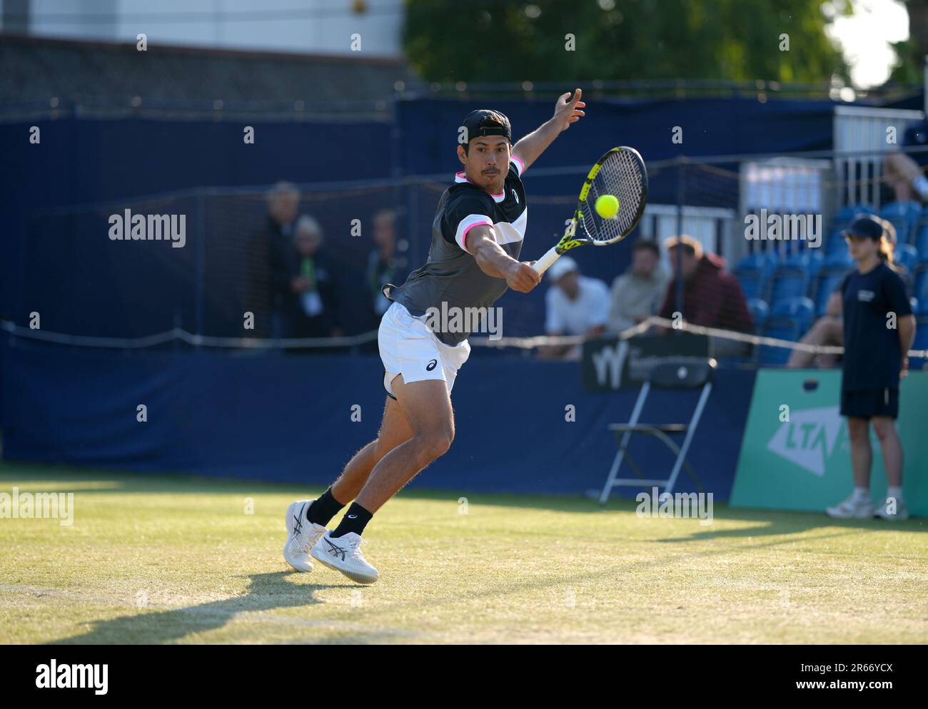 Jason Kubler in action during their match against Ryan Peniston (not ...