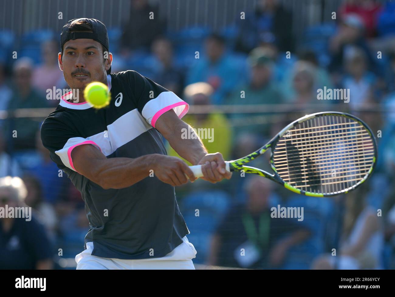 Jason Kubler in action during their match against Ryan Peniston (not ...