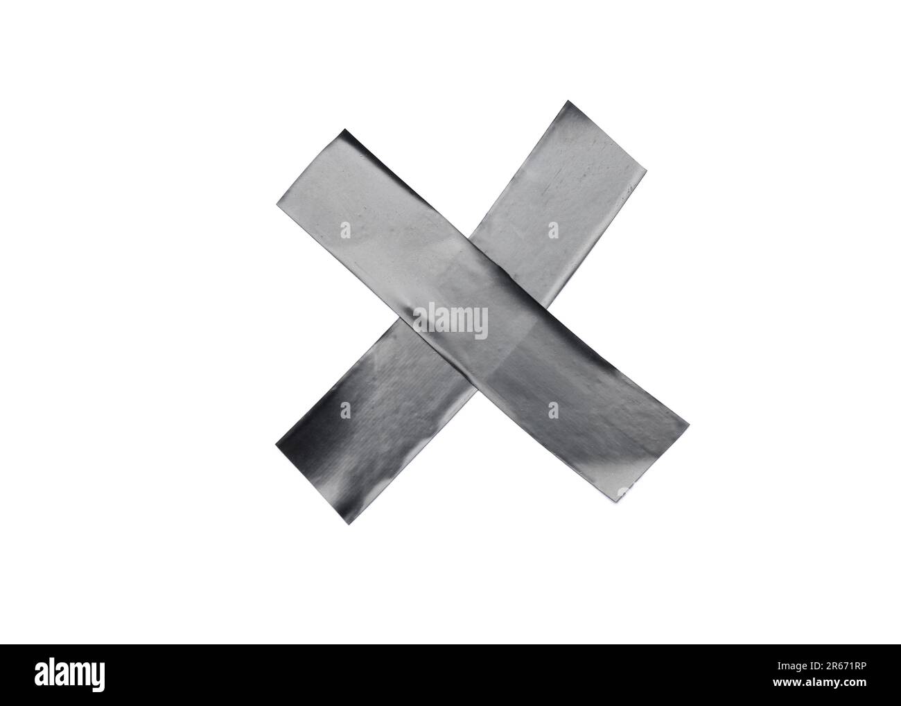 Cross made of adhesive tape on white background Stock Photo - Alamy