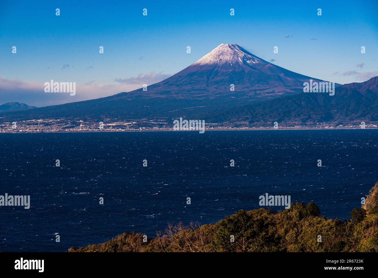 Mt. Fuji and Suruga Bay Stock Photo - Alamy
