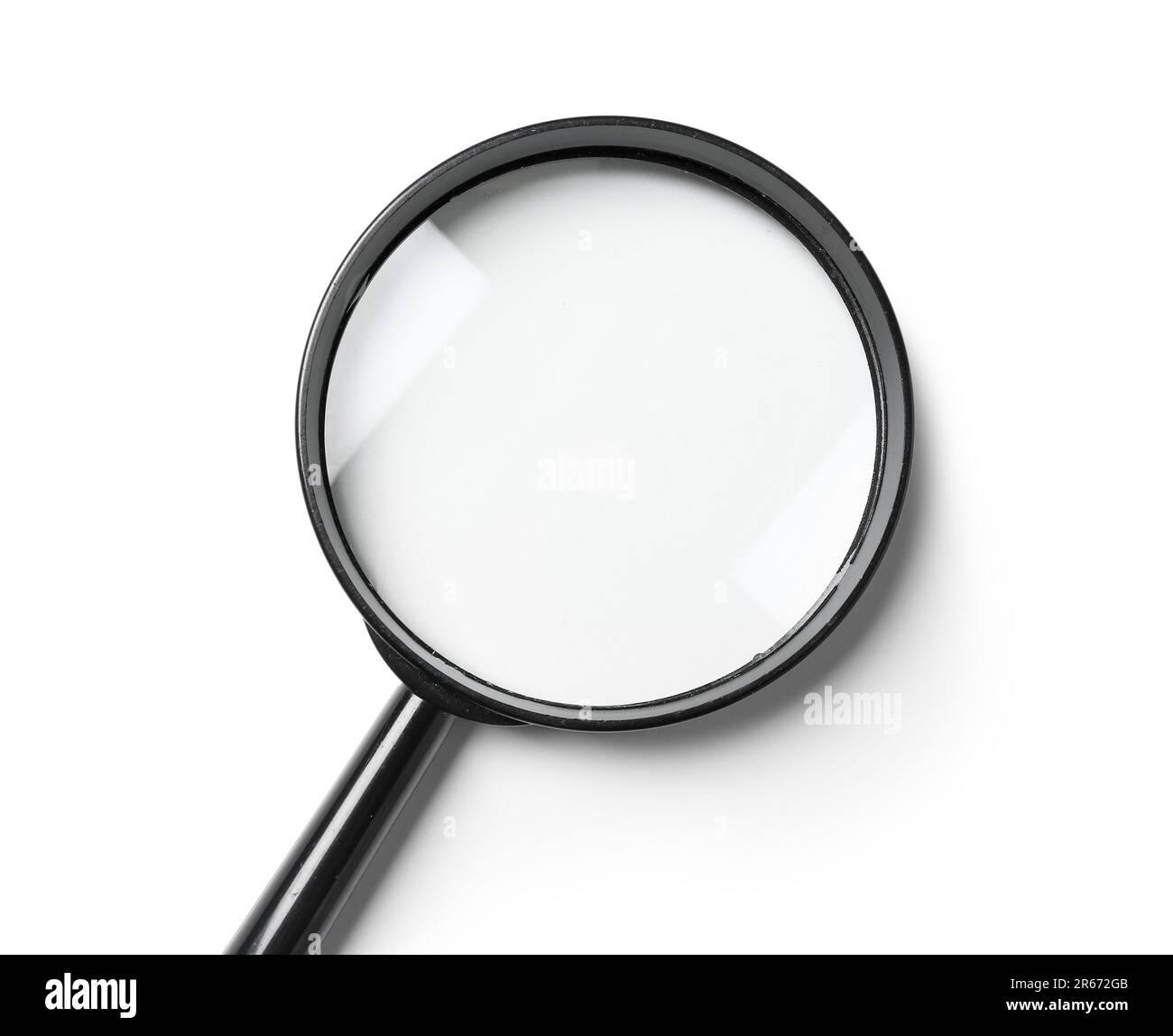 Magnifier isolated on white background Stock Photo - Alamy