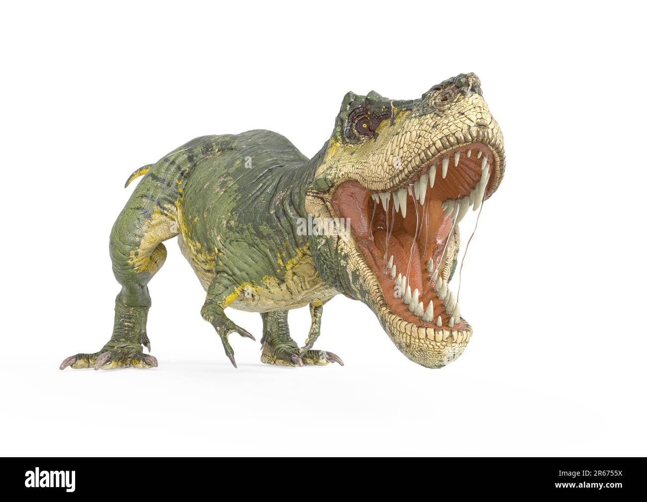 Side view tyrannosaurus rex dinosaur hi-res stock photography and ...