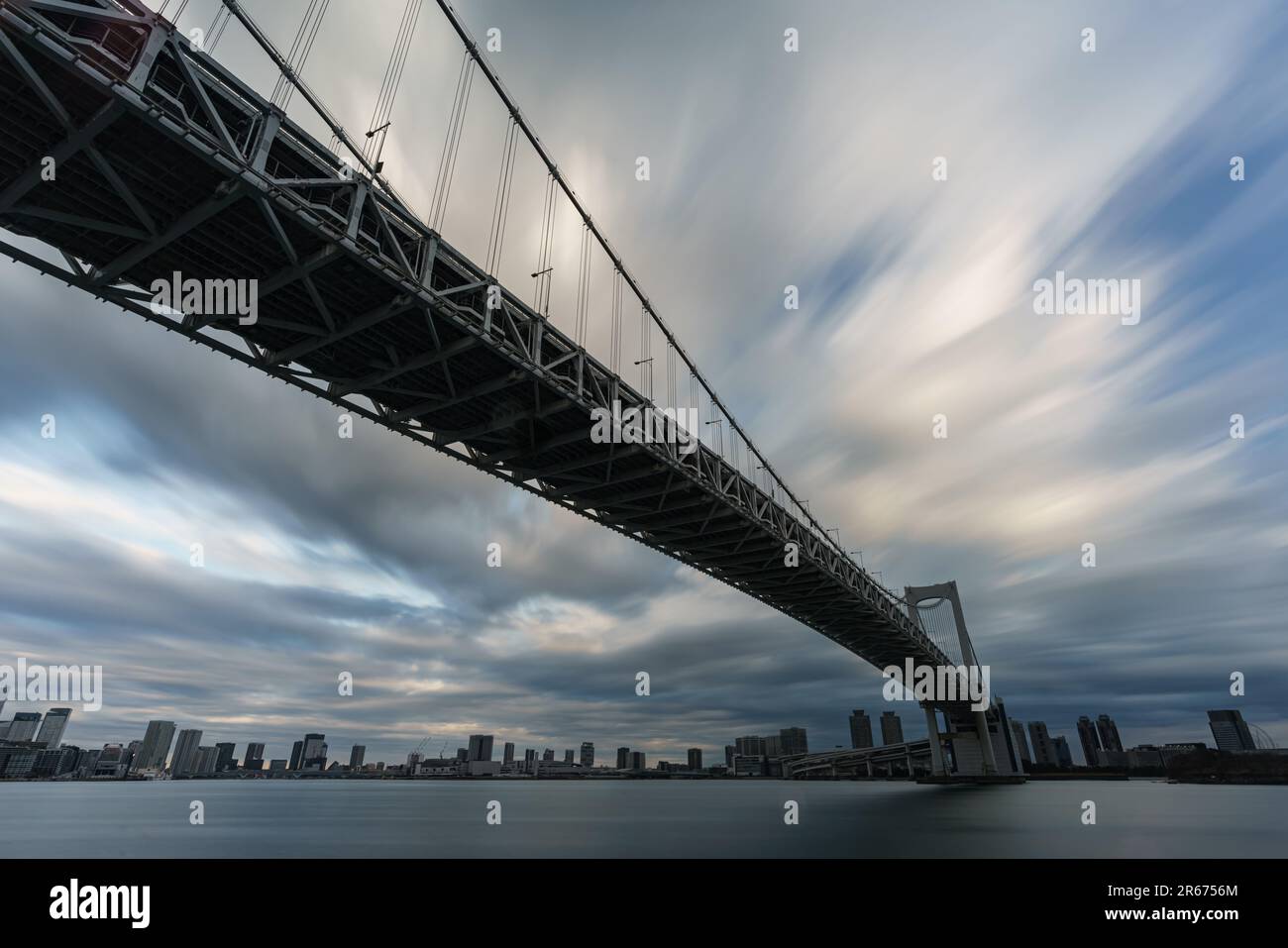 Dynamic sky and Rainbow Bridge Stock Photo - Alamy
