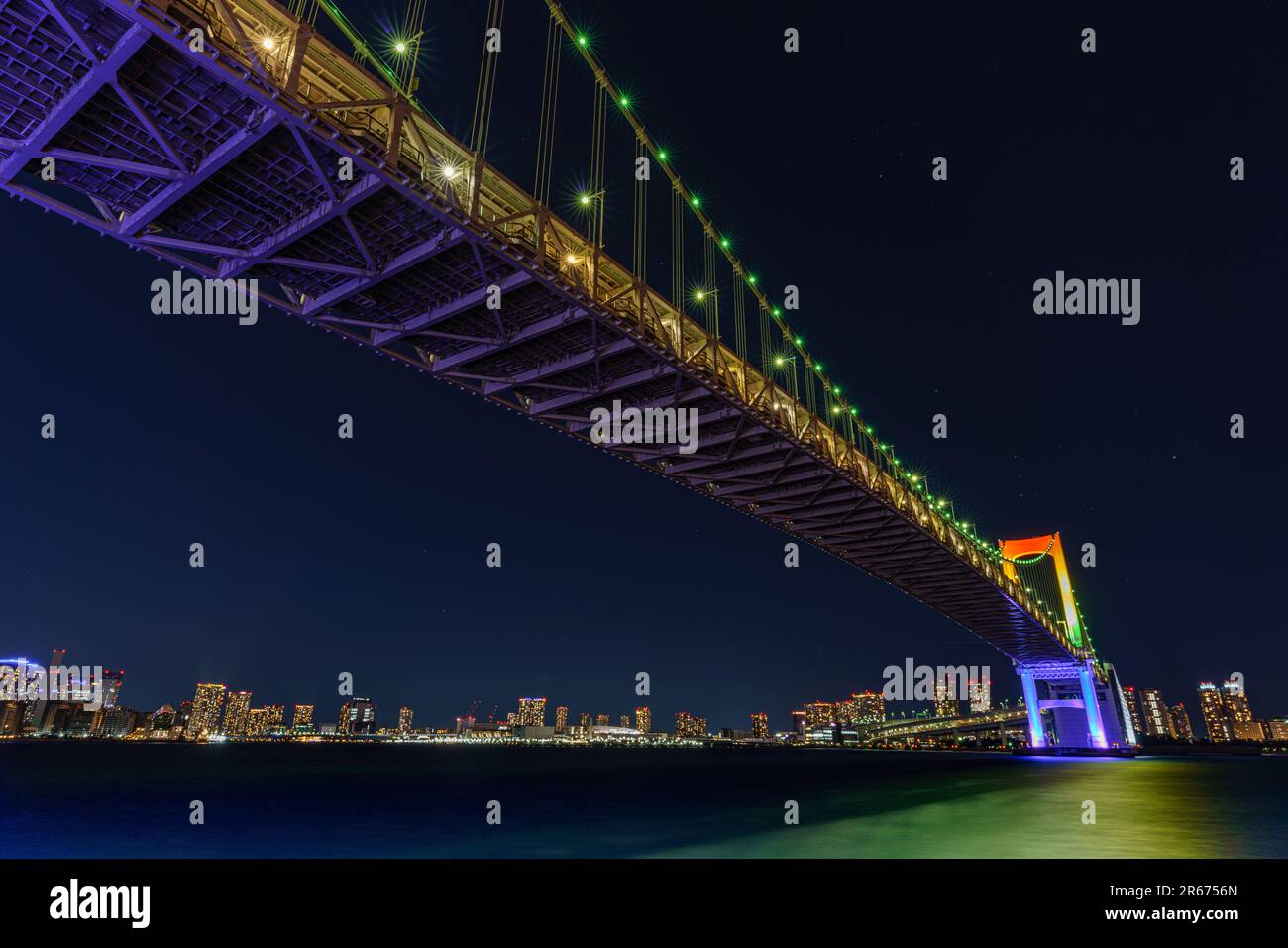Illuminated tokyo bay bridge hi-res stock photography and images - Alamy