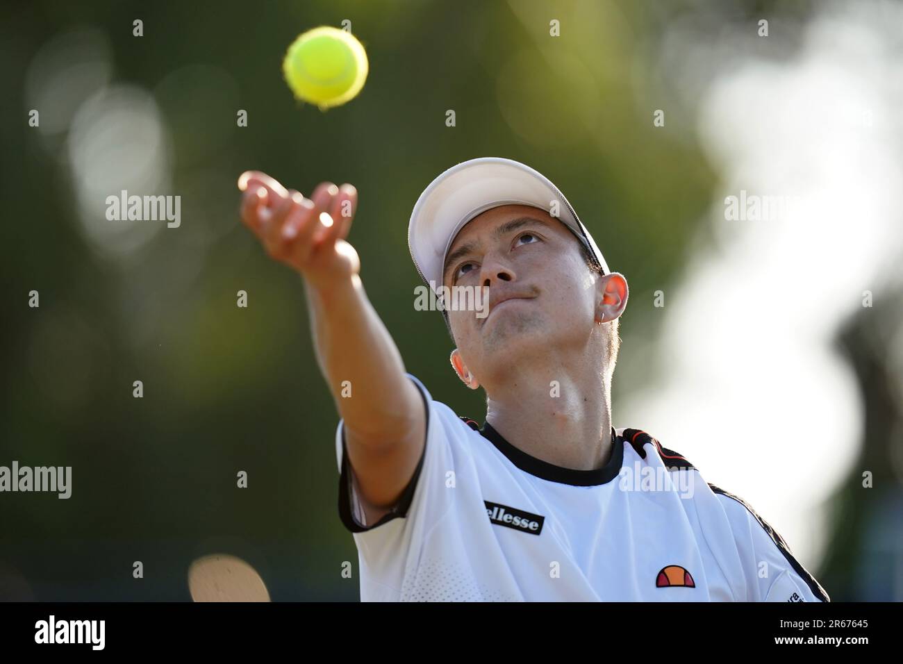 Ryan Peniston in action during their match against Jason Kubler (not ...