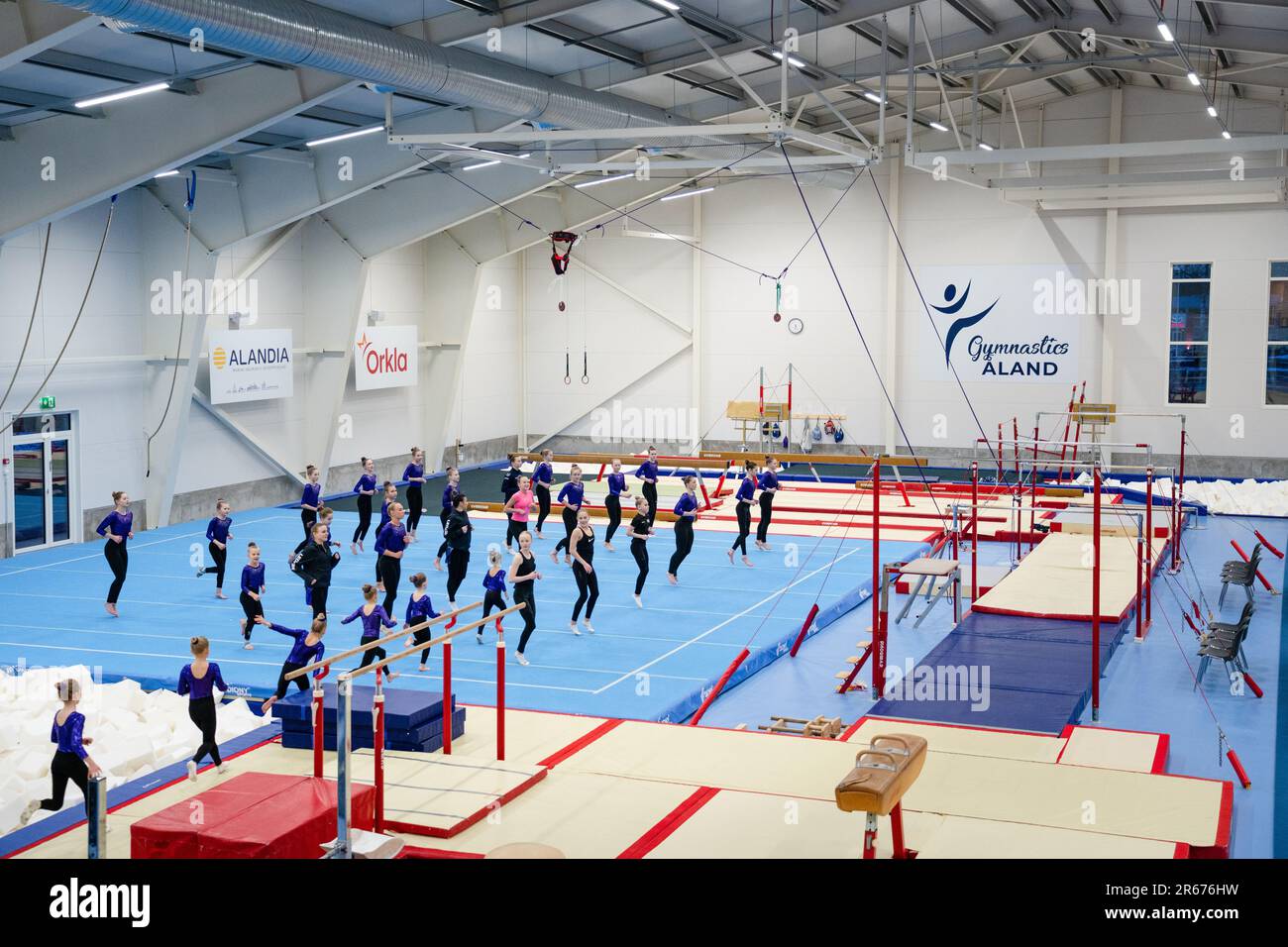 Gymnastics hall hi-res stock photography and images - Alamy