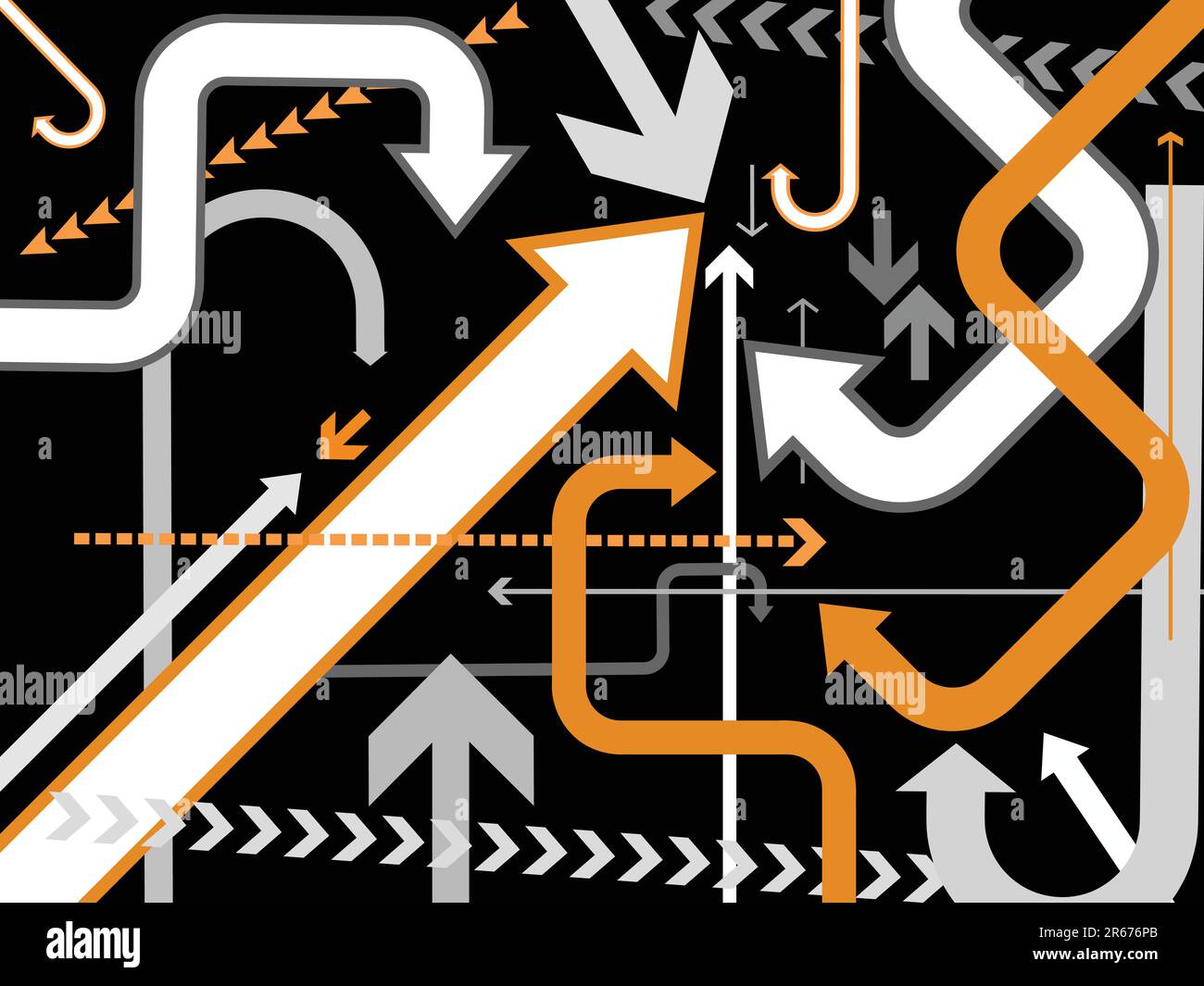 background with lots of arrows ? vector illustration Stock Vector Image & Art - Alamy