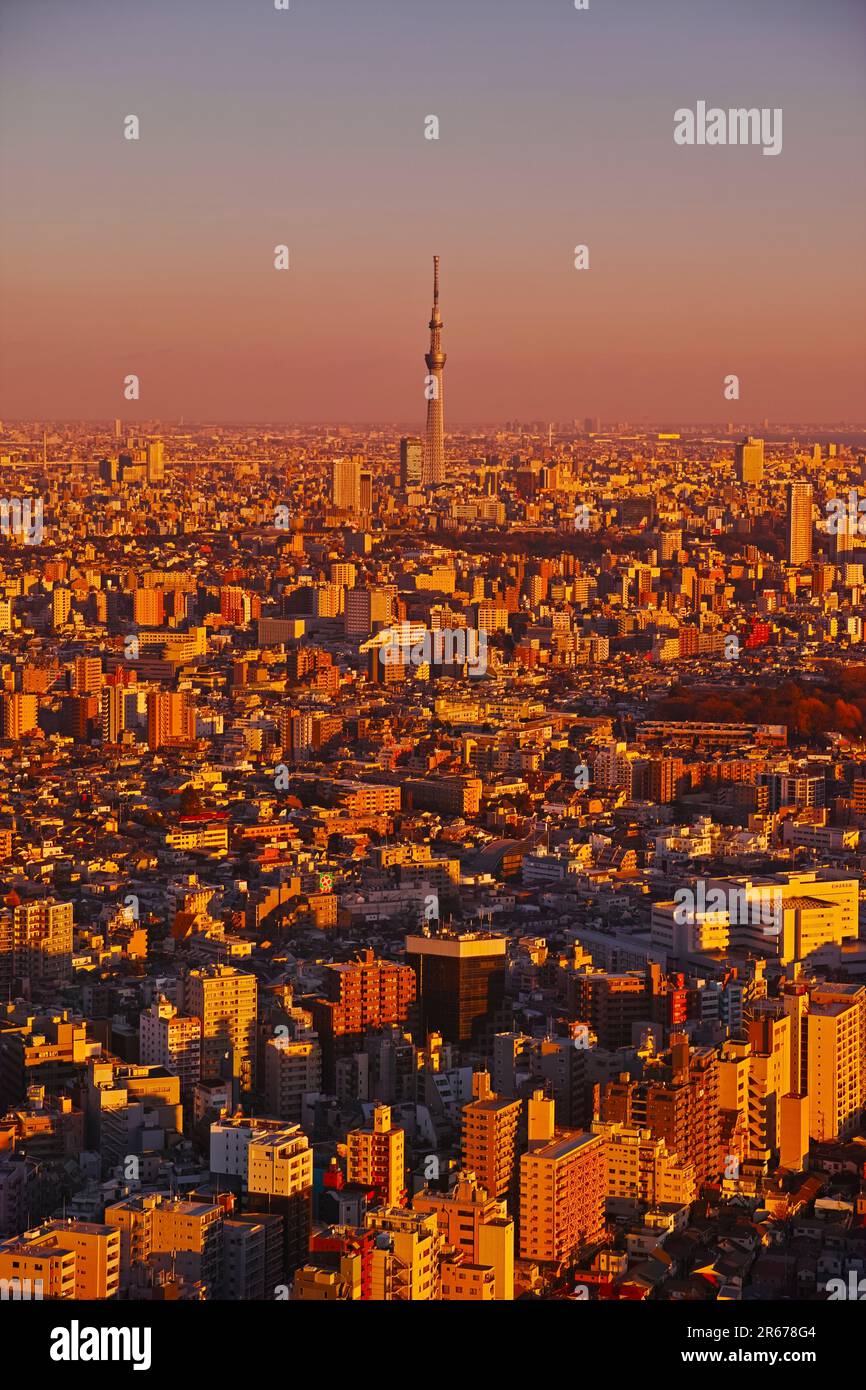 Evening tokyo landscape hi-res stock photography and images - Alamy