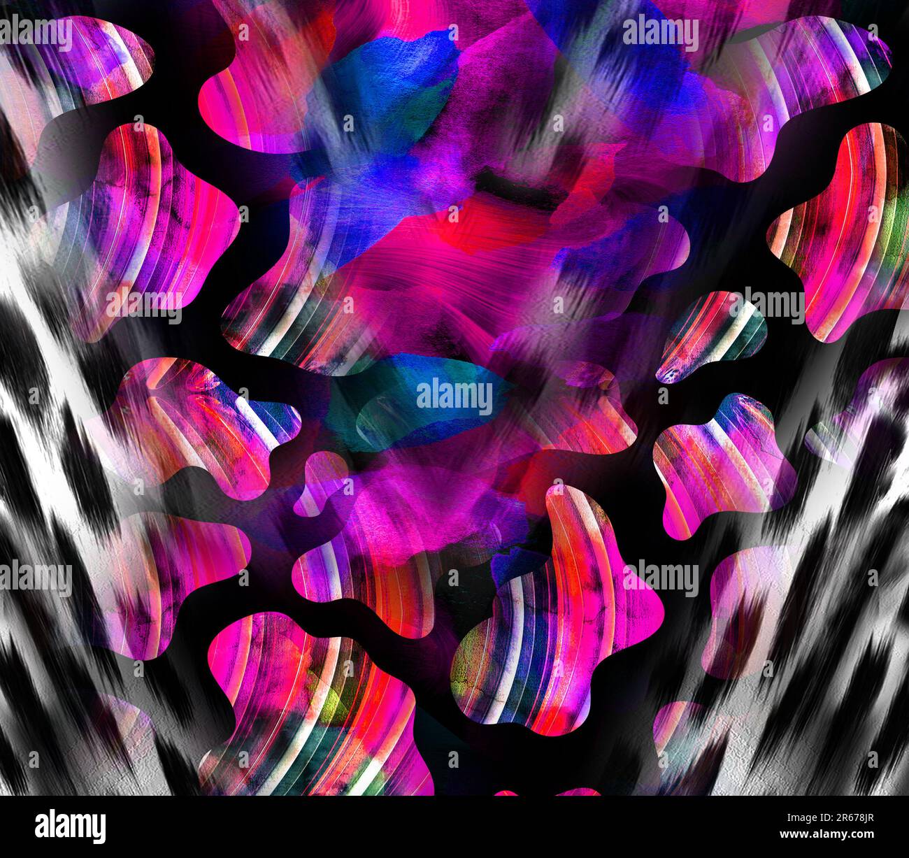 Print pattern,colorful modern patterns.Fashion,textile,fabric design ...