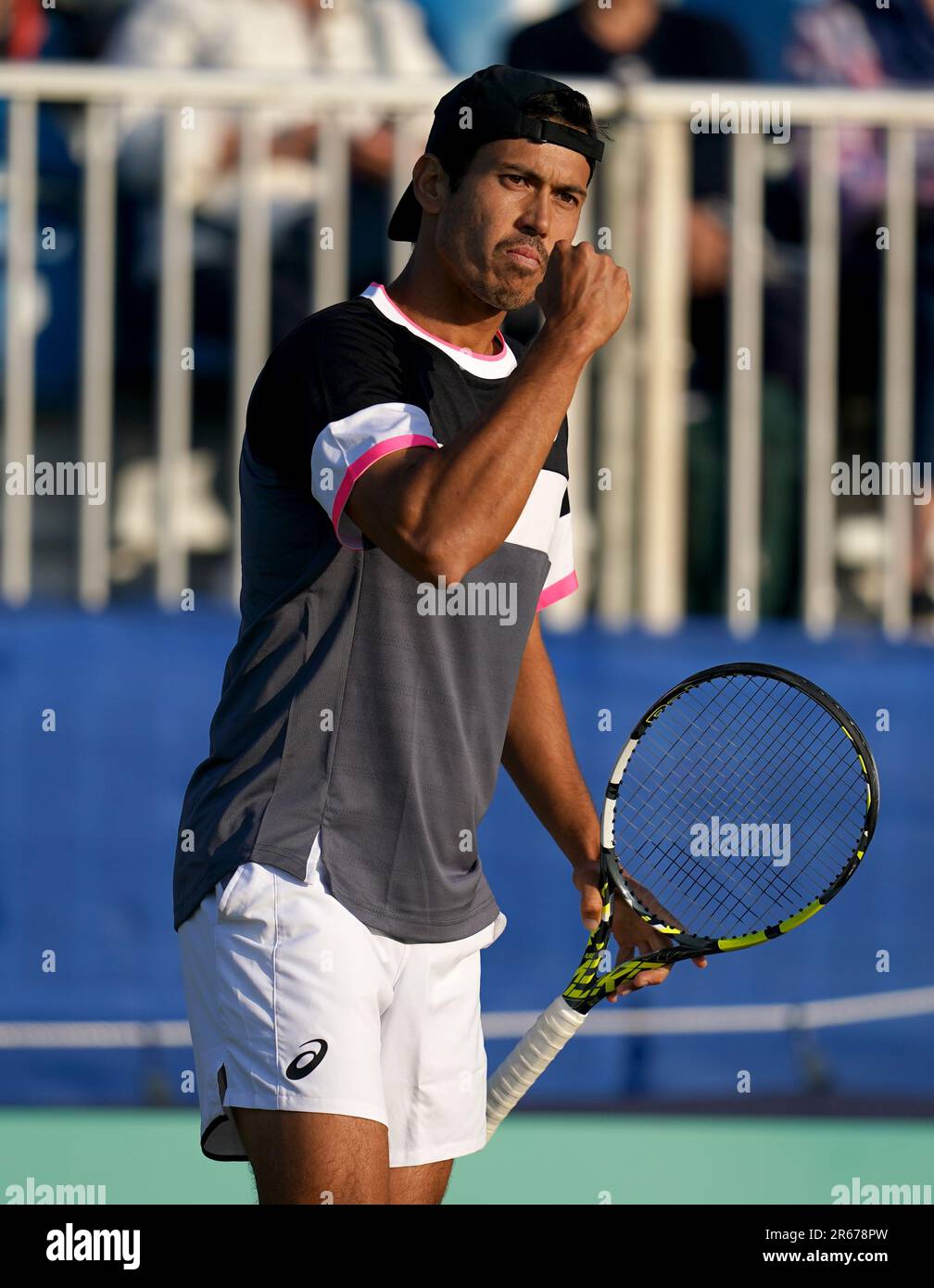 Jason Kubler reacts during their match against Ryan Peniston (not ...