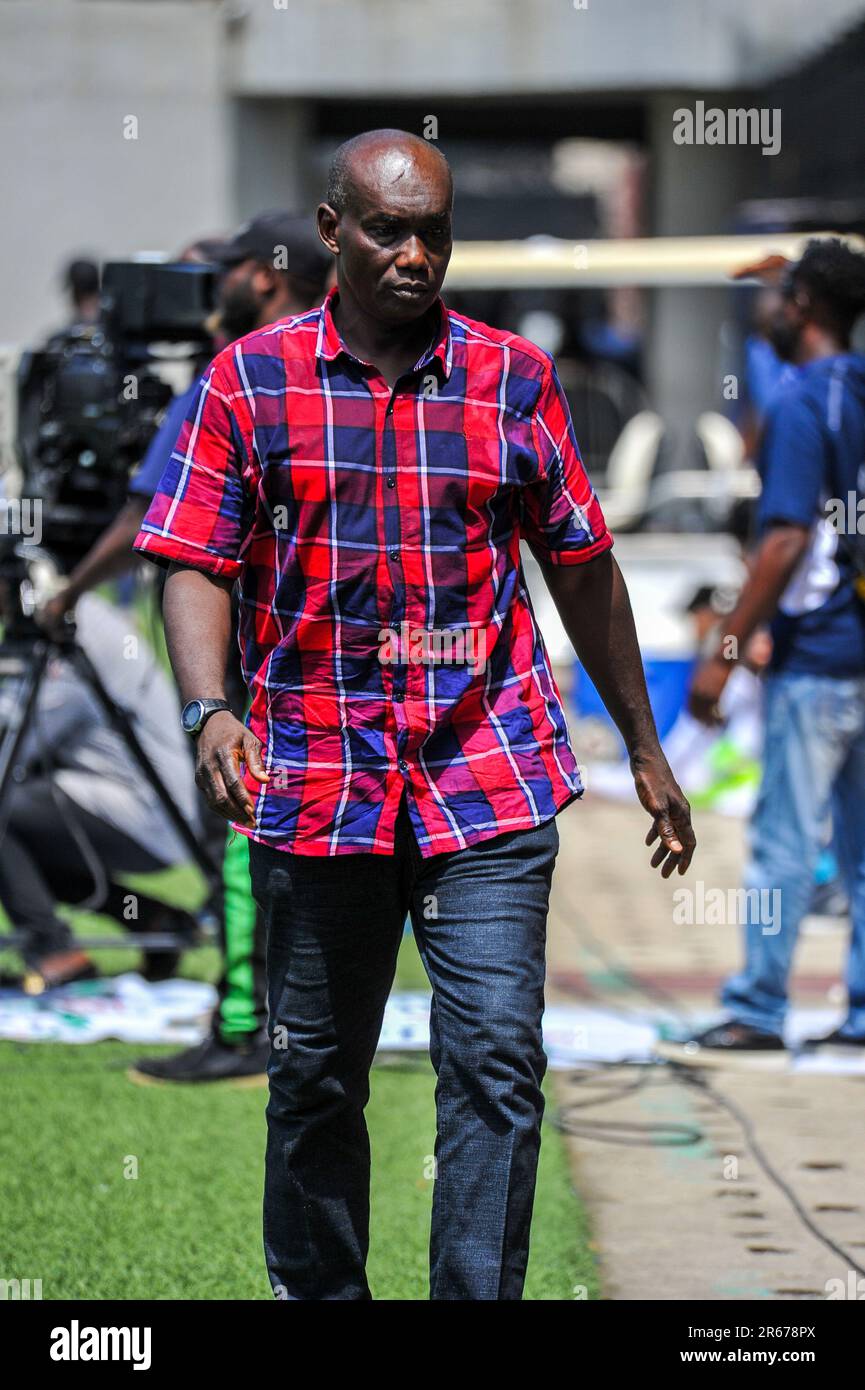 The Nigeria Professional Football League (NPFL). Coach Baba Ganaru of ...