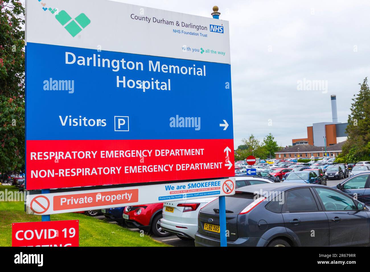 Darlington Memorial Hospital,Darlington,England,UK Stock Photo - Alamy