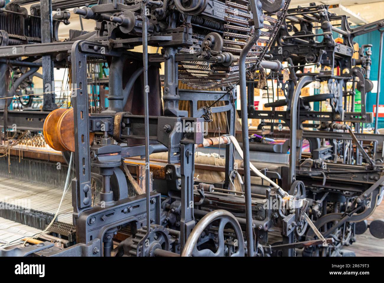 This image depicts a modern industrial machine used to create cone ...