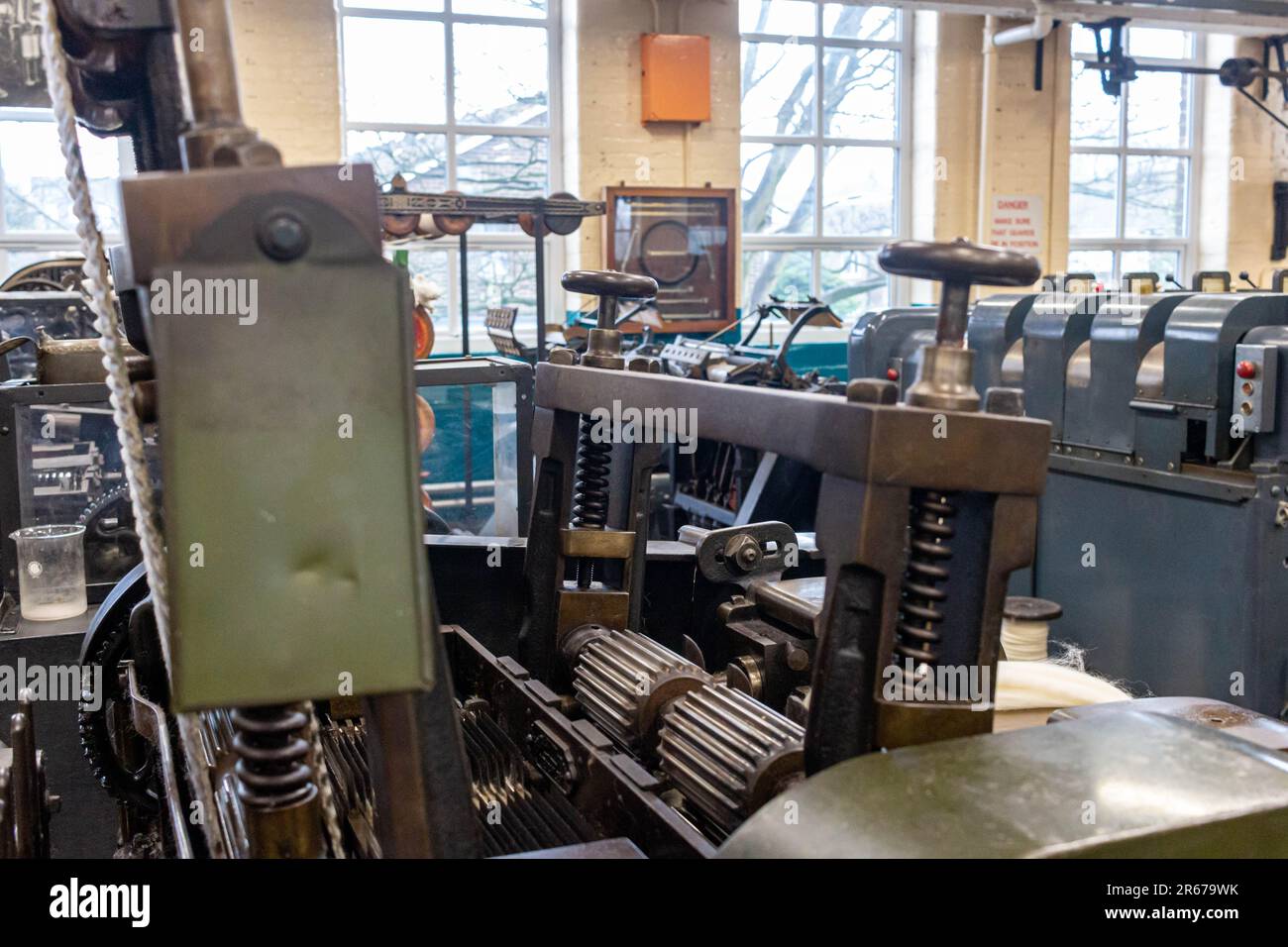 This image depicts a modern industrial machine used to create cone ...