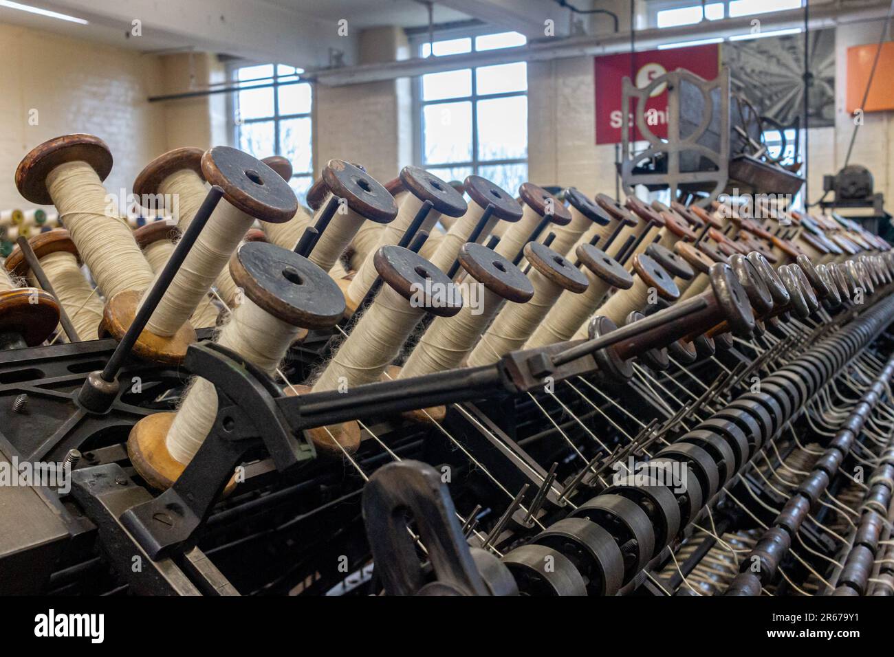 This image depicts a modern industrial machine used to create cone ...