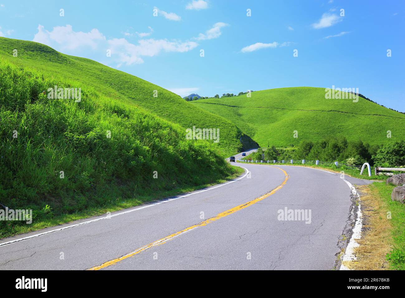 Kurumayama Plateau and Venus Line Stock Photo - Alamy