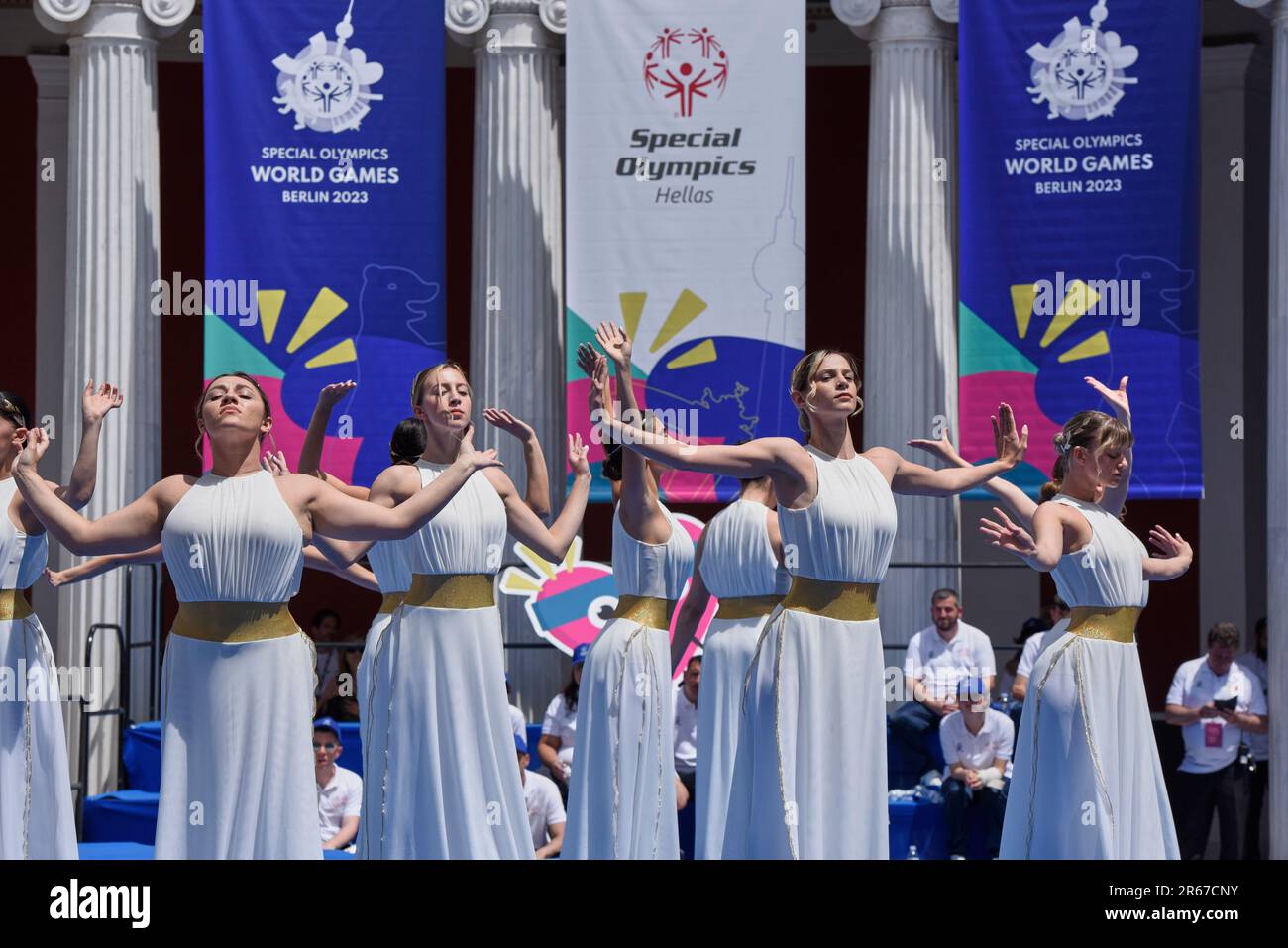 Athens, Greece. 7th June, 2023. Actresses dressed as ancient ...