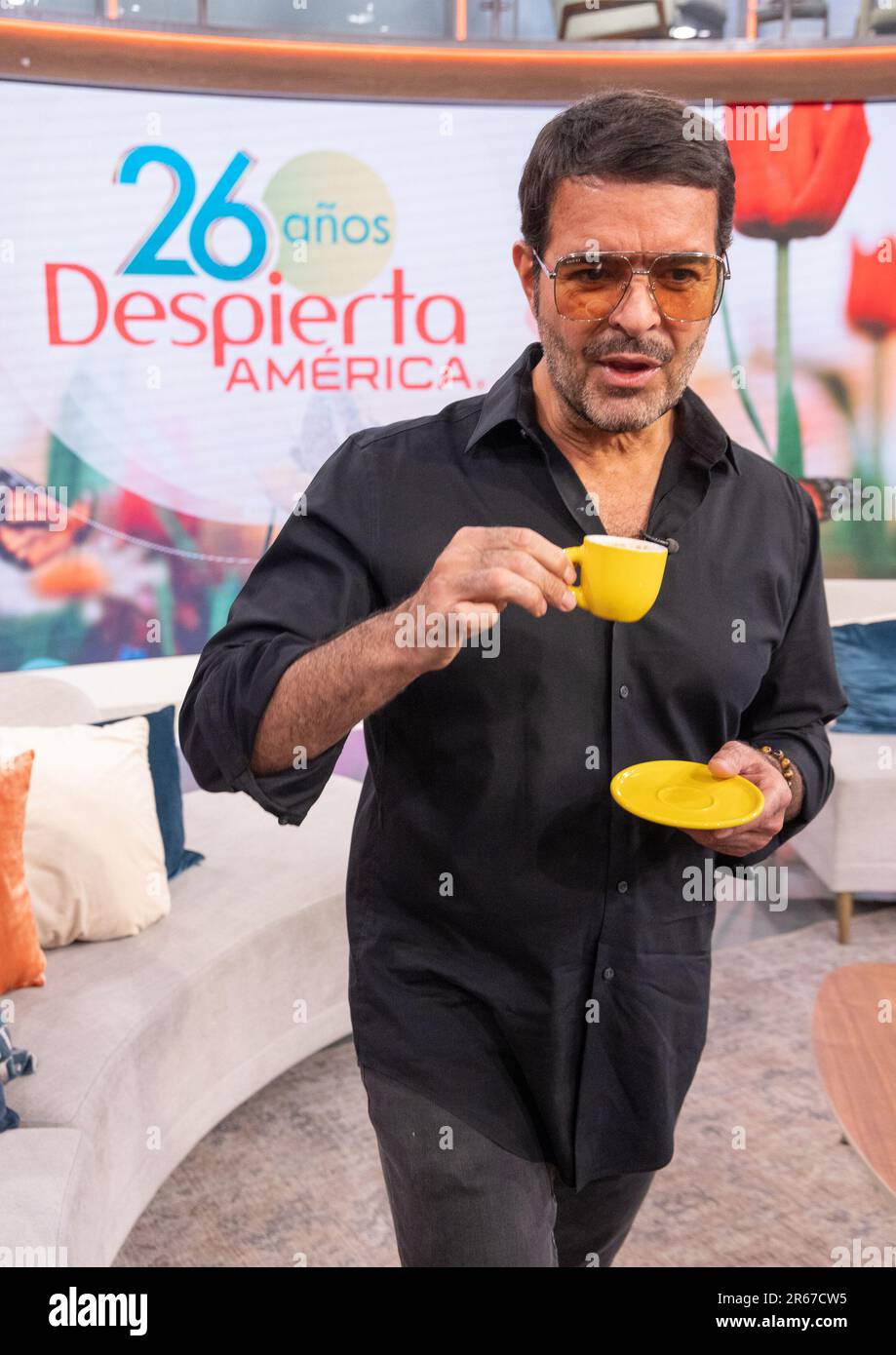 DORAL, FLORIDA - JUNE 7: Pablo Montero is seen during Univision ...