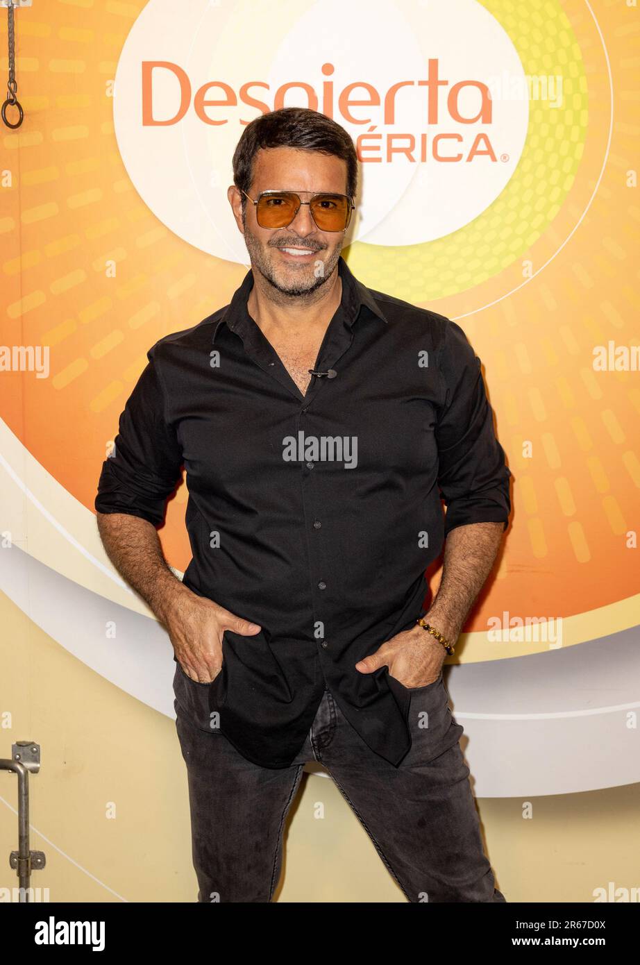 DORAL, FLORIDA - JUNE 7: Pablo Montero is seen during Univision ...