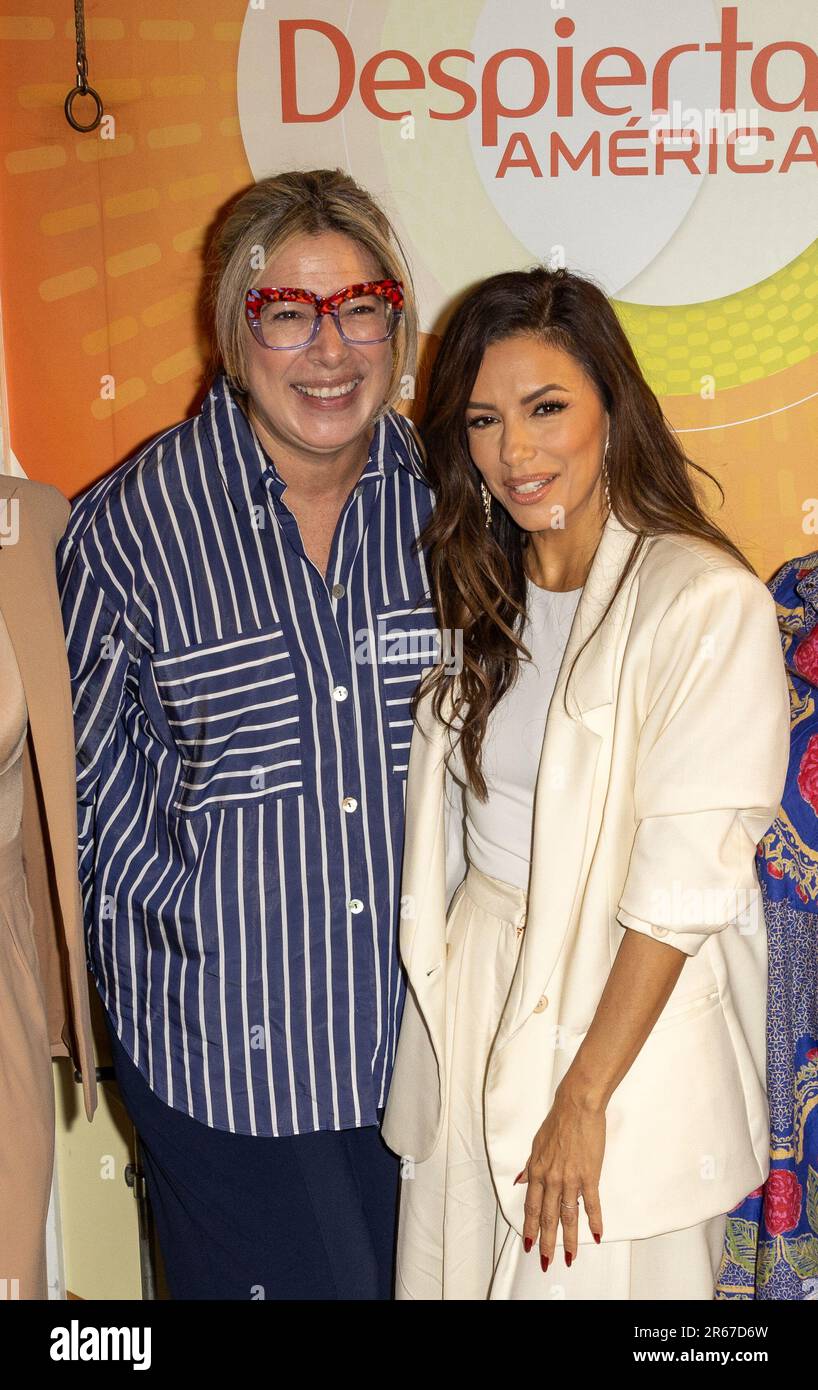 DORAL, FLORIDA - JUNE 7: Luz Maria Doria and Eva Longoria are seen ...