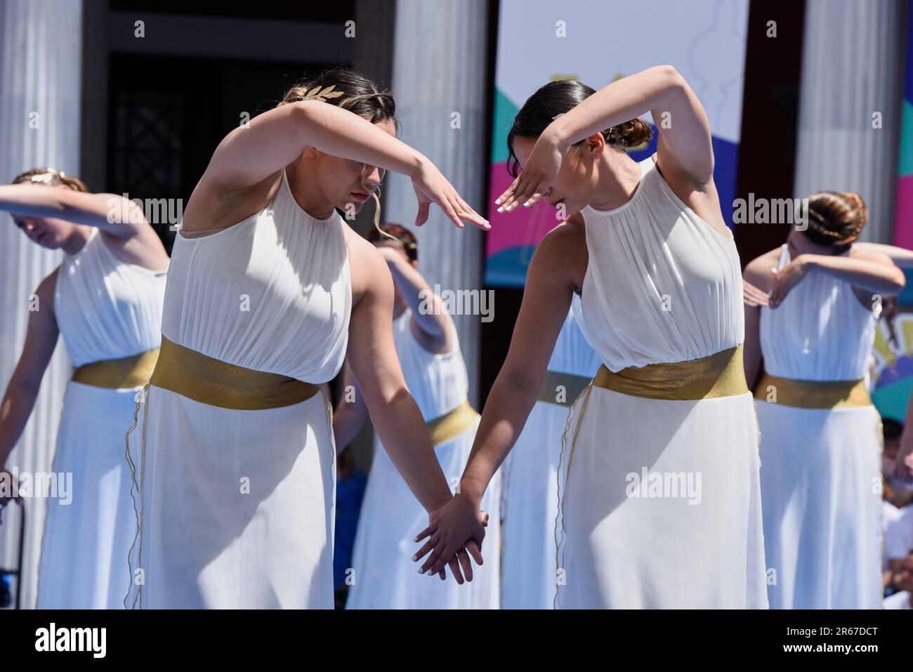 Athens, Greece. 7th June, 2023. Actresses dressed as ancient ...