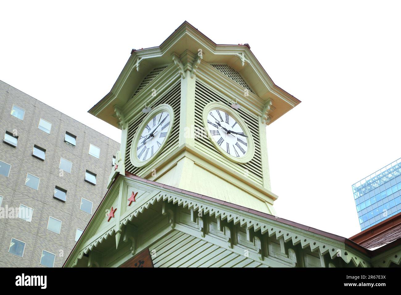 Sapporo clock tower Stock Photo - Alamy