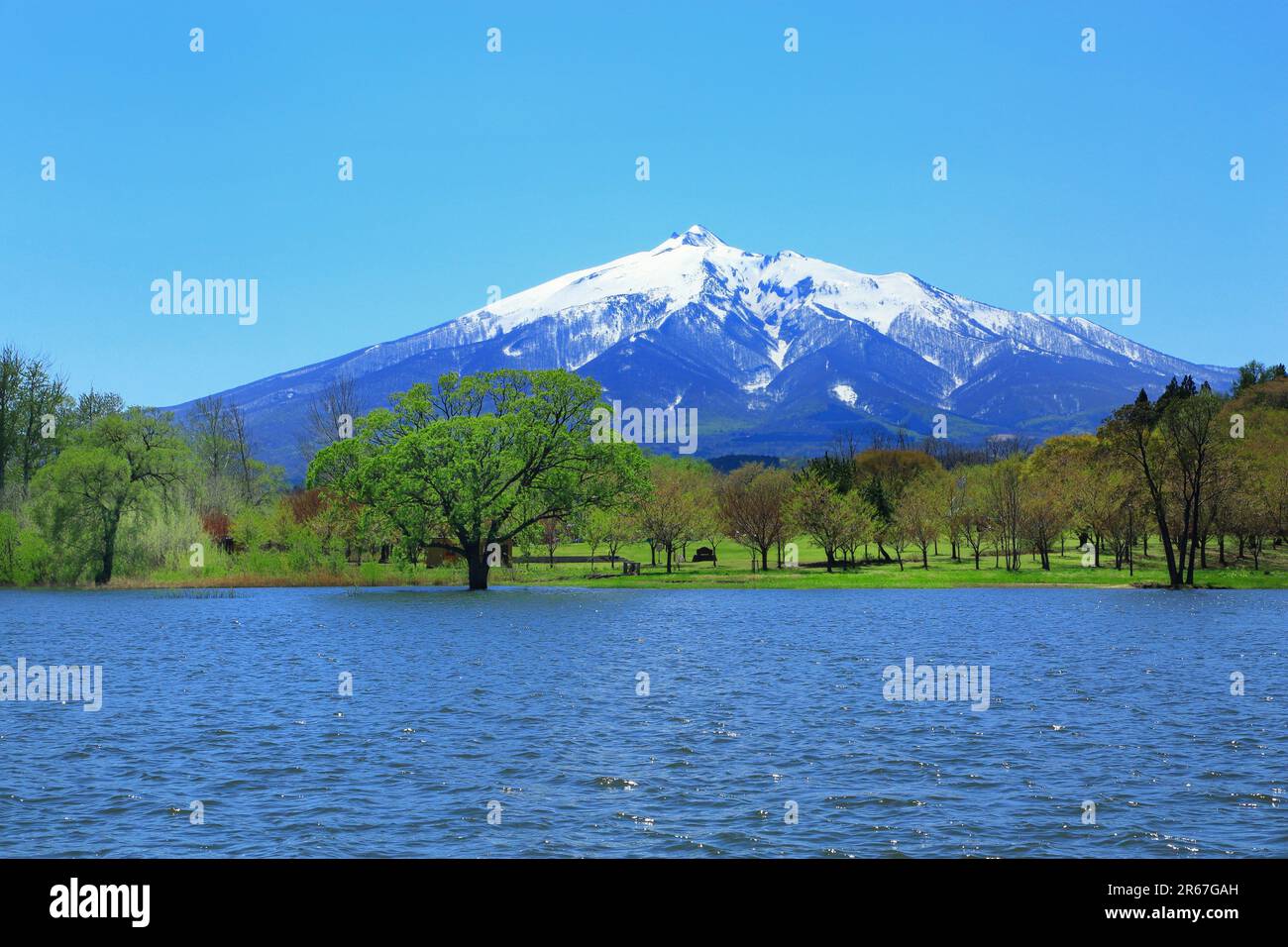 Mt. Iwaki and Tsugaru Fujimi Lake Stock Photo - Alamy