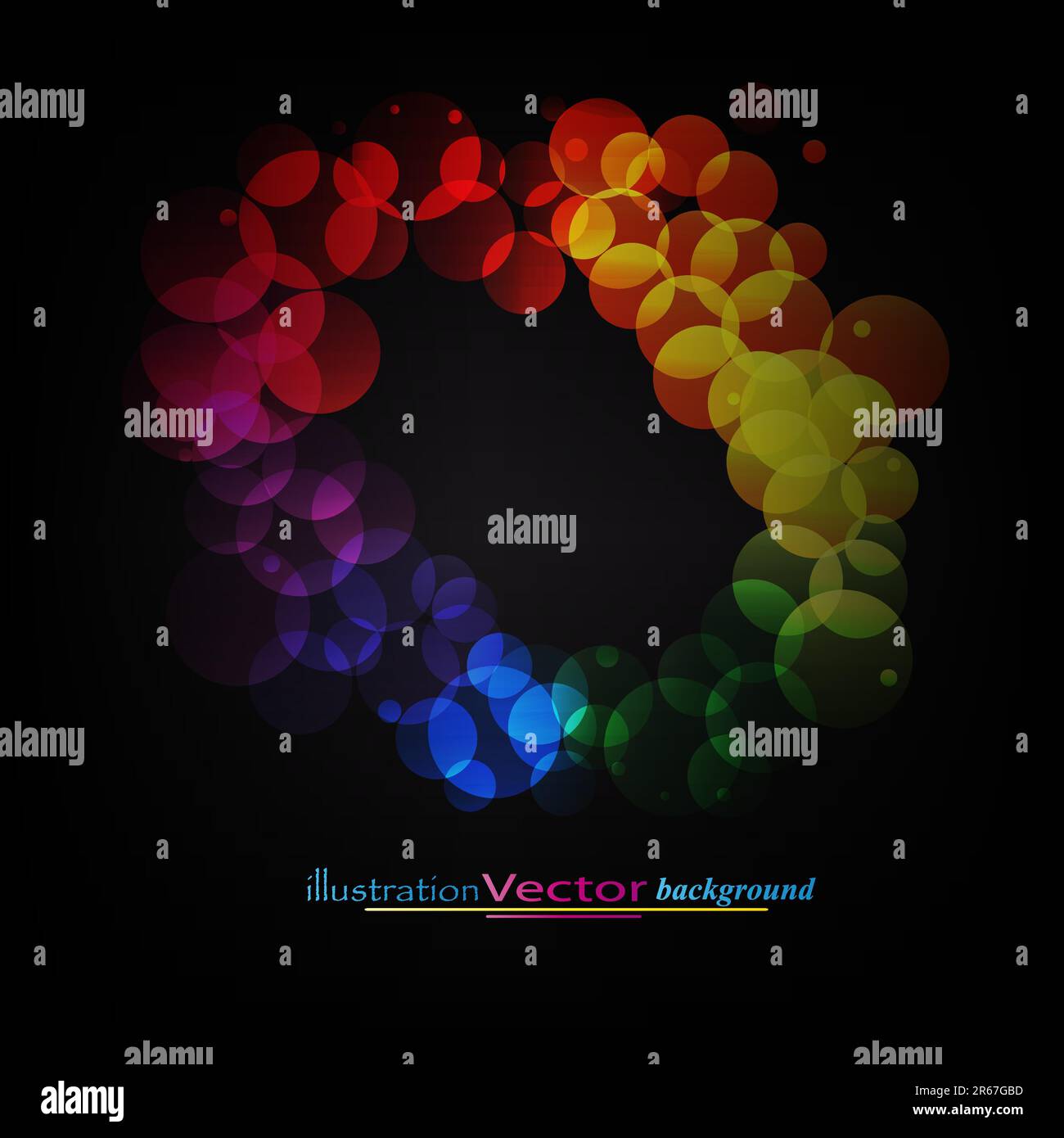 abstract glowing background - vector illustration Illustration for your ...