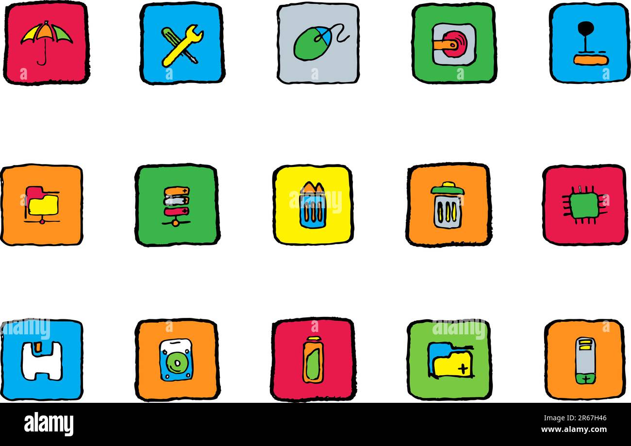 Computer class Stock Vector Images - Alamy