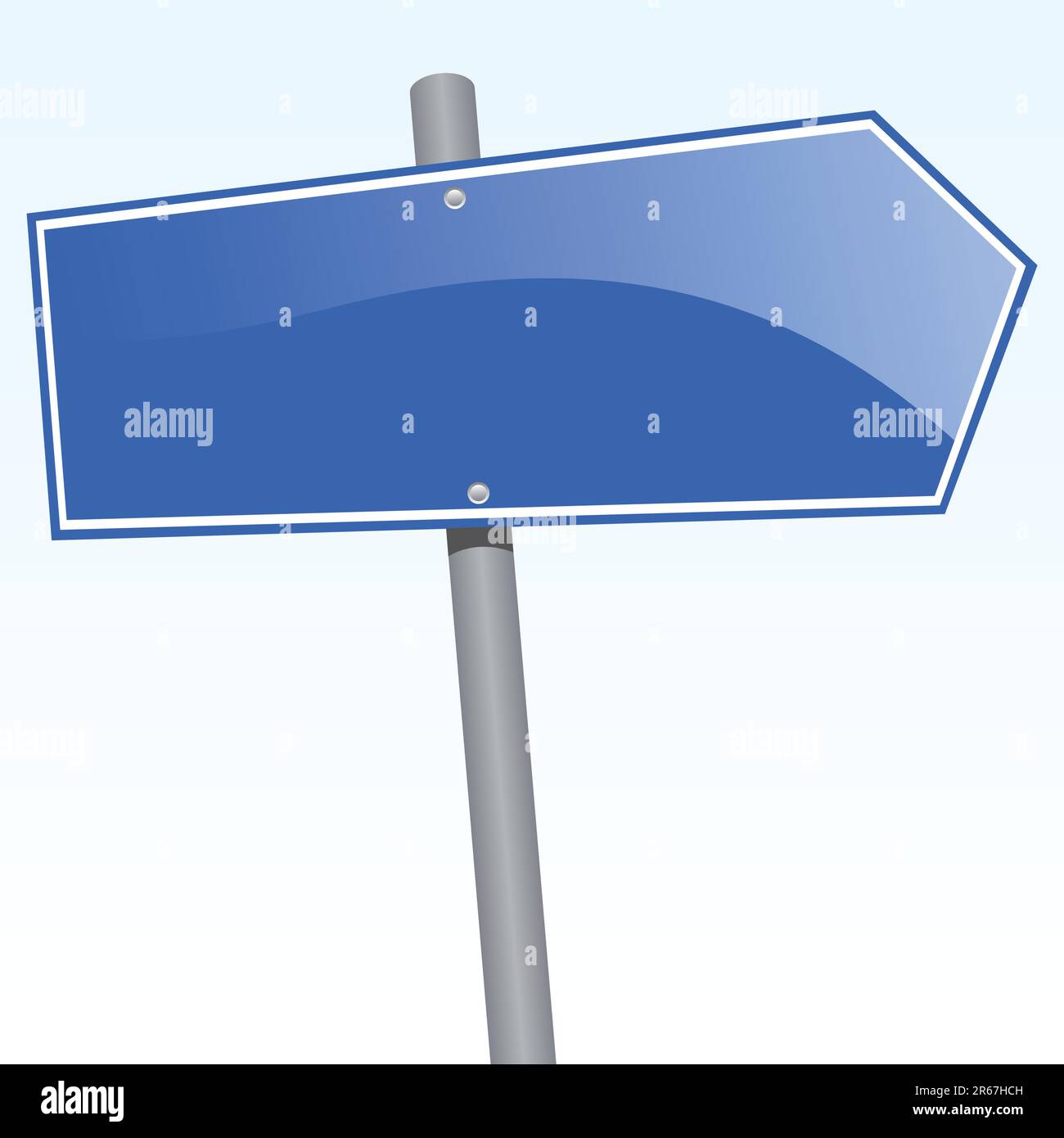vector illustration of a direction sign Stock Vector Image & Art - Alamy