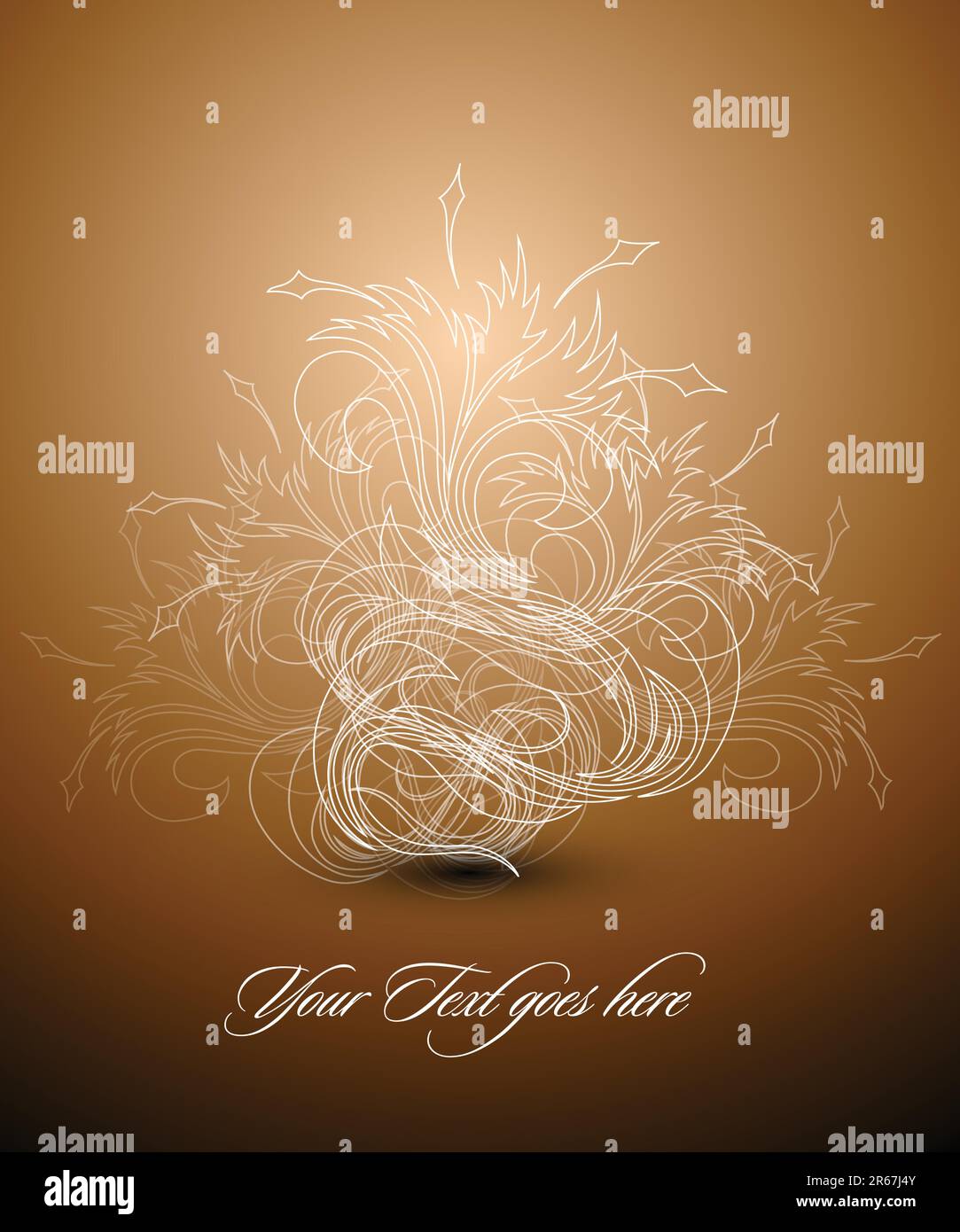 Elegant Floral Background Vector Card Stock Vector Image & Art - Alamy