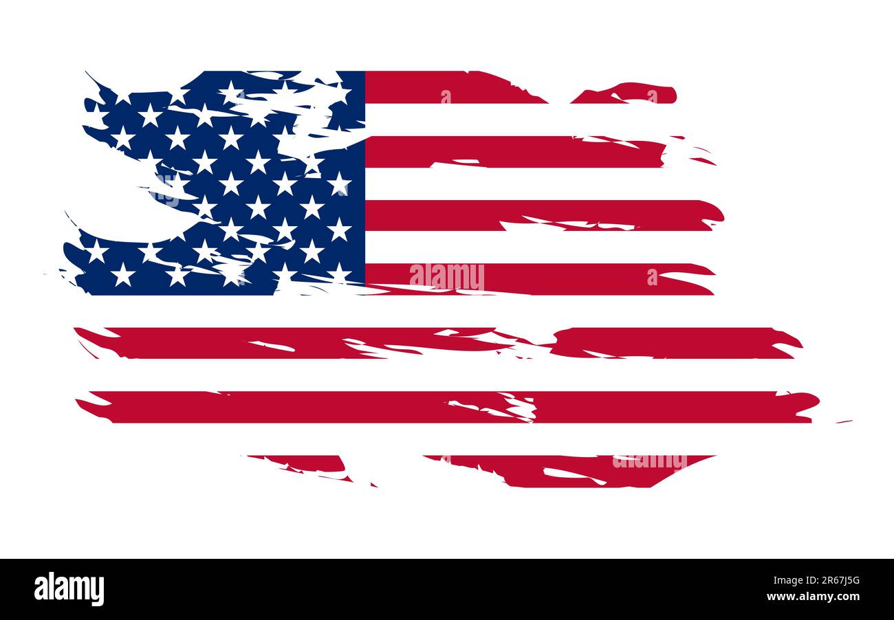 American flag background fully editable vector illustration Stock ...