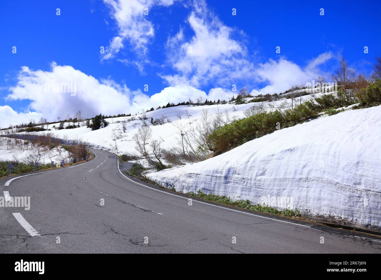 Hachimantai Aspite Line Stock Photo - Alamy