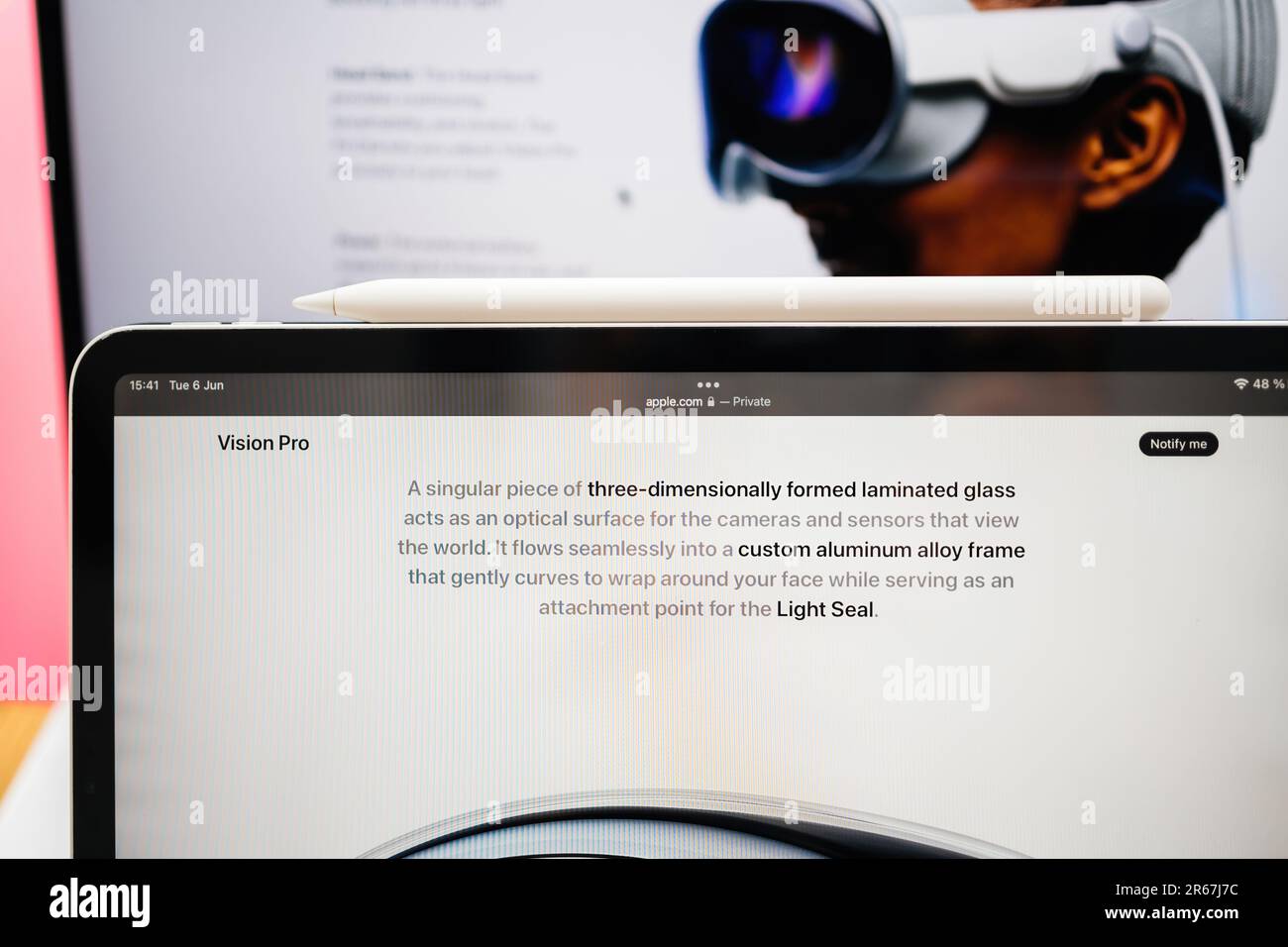 Paris, France - Jun 6, 2023:singular piece of three-dimensionally ...