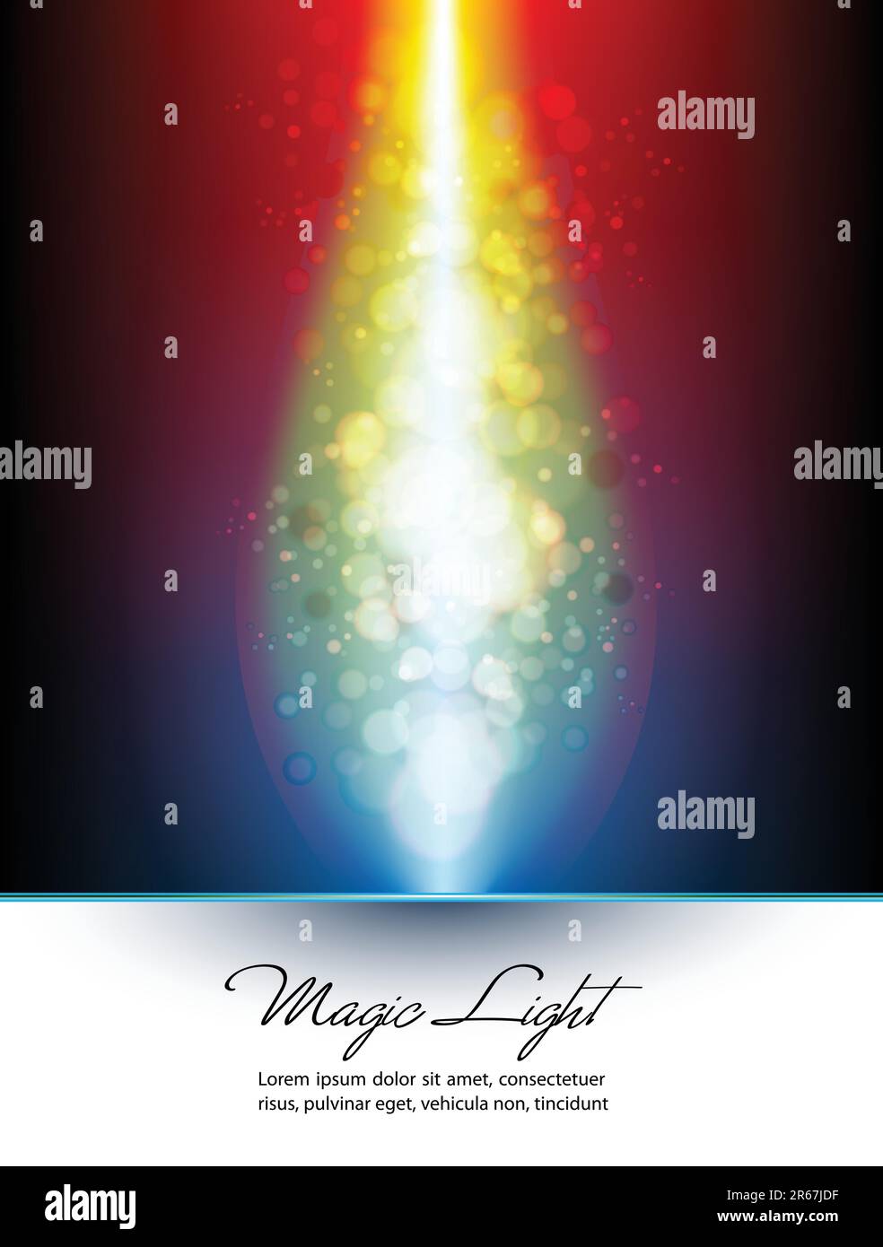 Magical Lights - Abstract Colorful Vector Background Design Stock ...